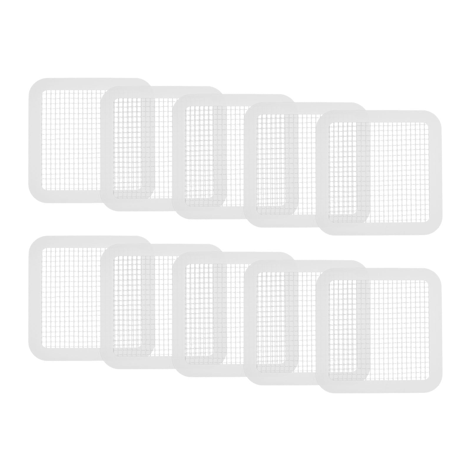 UNTERING 10pcs Disposables Shower Drain Hair Catcher Stickers for Floor ...
