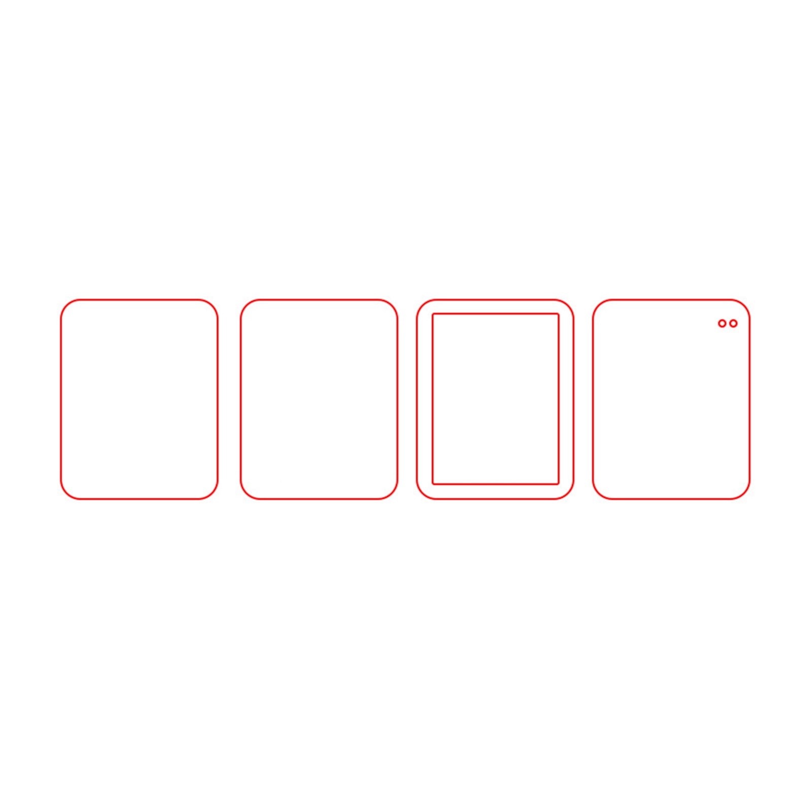 UNTERING 4 Pieces Acrylic Quicksand Plates Quicksand Empty Plates Shake ...