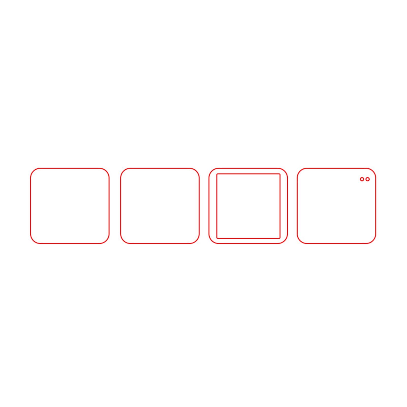 4 PCS Shake Acrylic Plate Hand-making Brick Materials Set Plate Acrylic ...