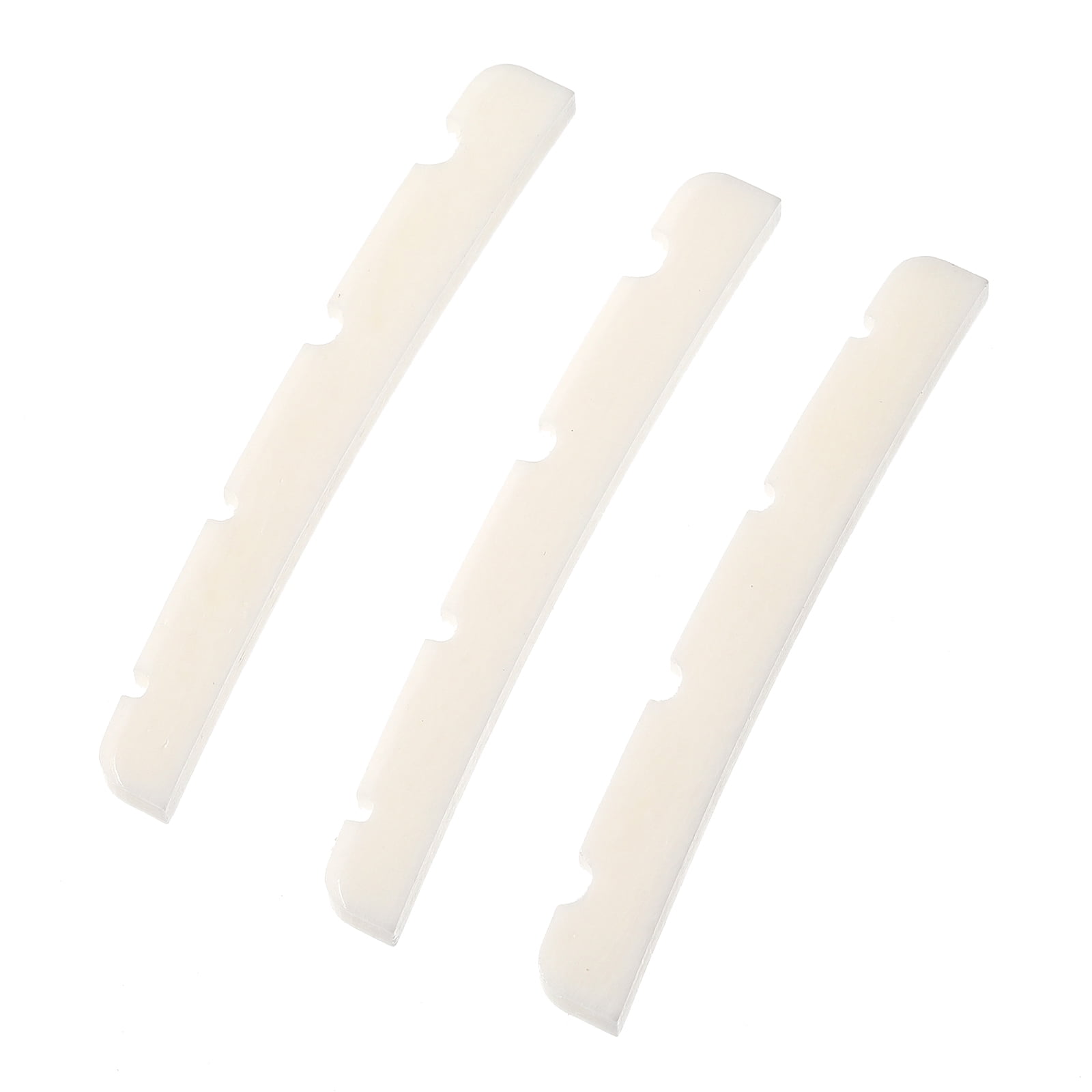 UNTERING 42mm Bone Acoustic Guitar Bass Bridge Saddle String Nut for 4 ...