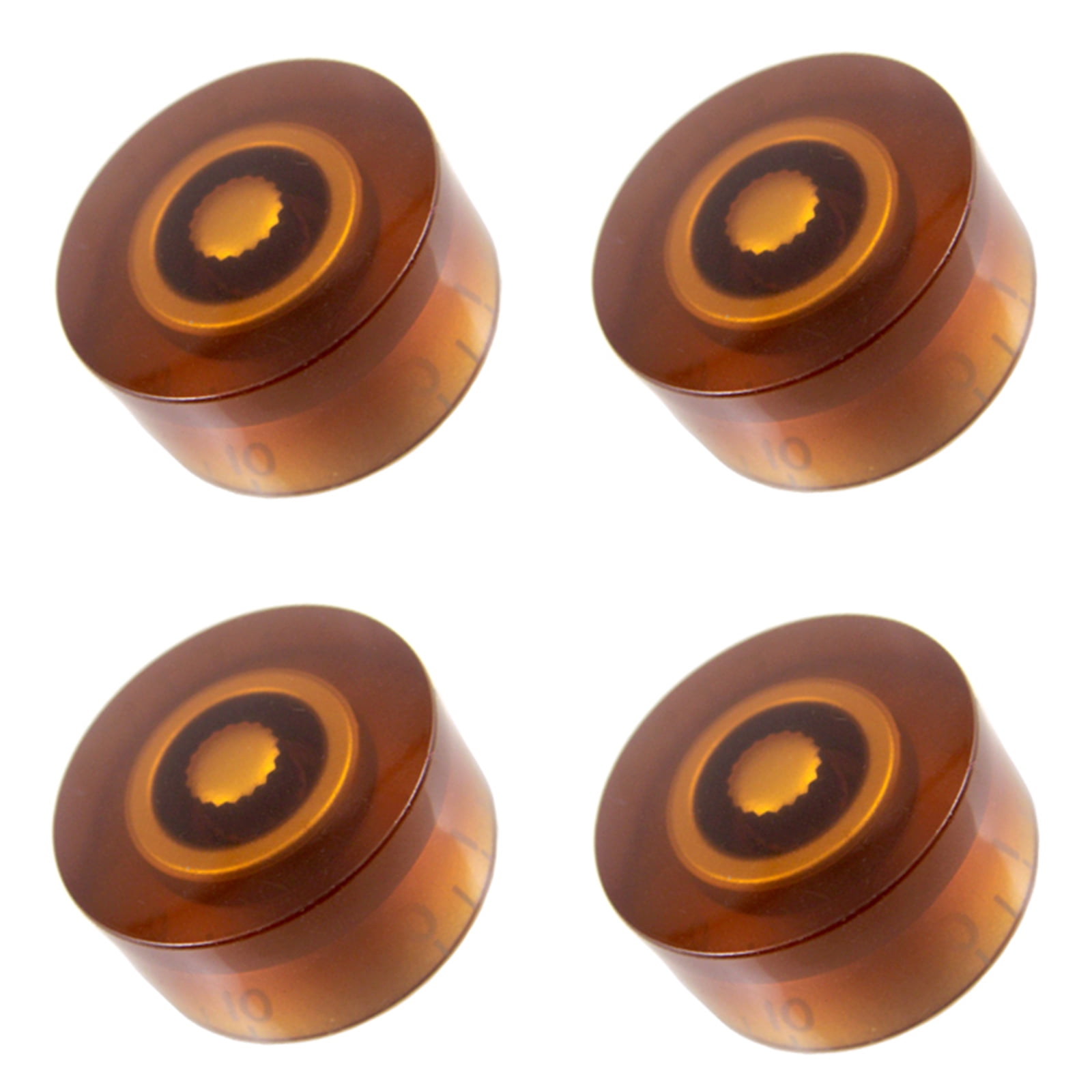 UNTERING 4Pcs Bass Effect Button Control Knobs Turning Knobs Bass Knobs Guitar Knobs ...