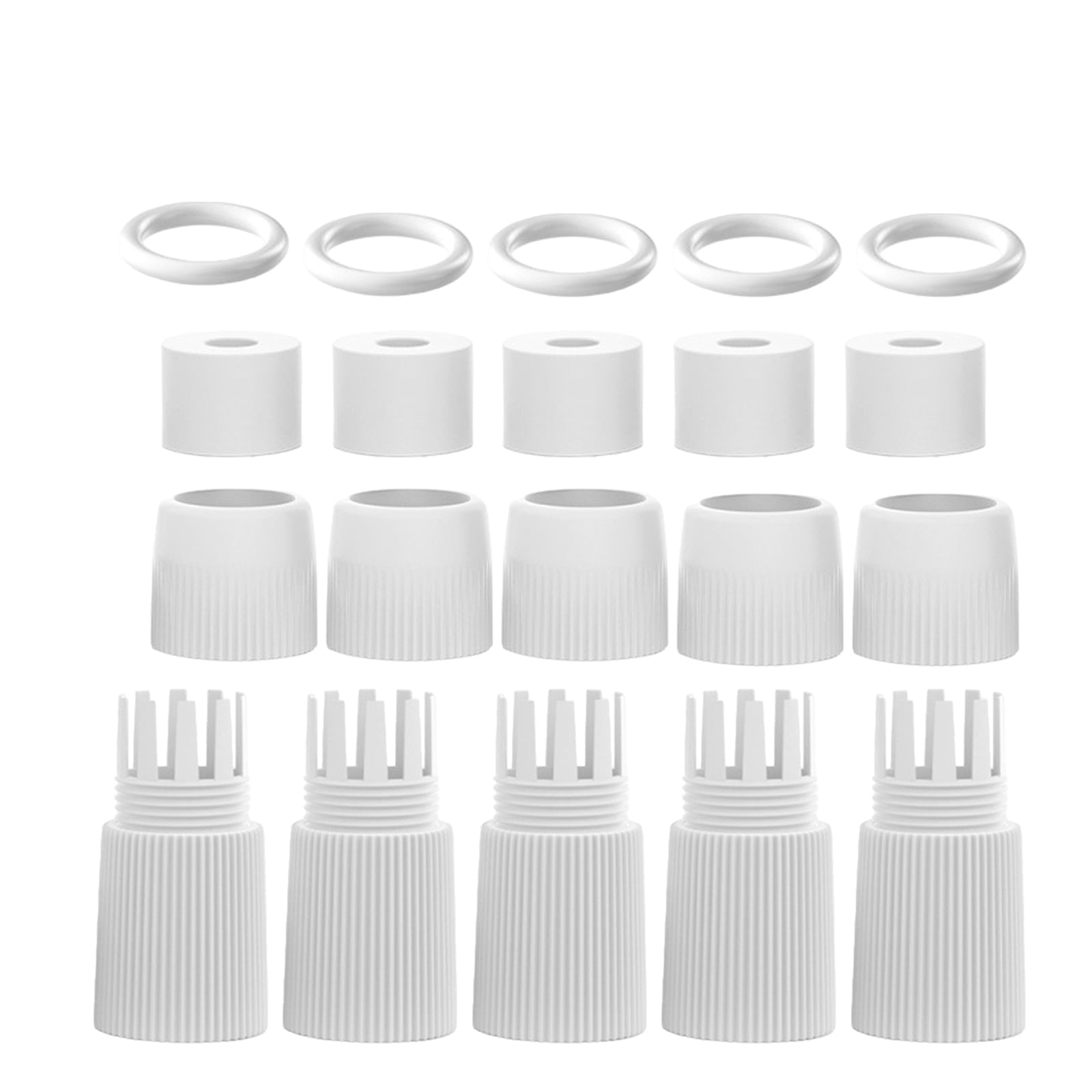 Untering 5pc Rj45 Couplers Ip67 Ethernets Networks Cable Connectors Straight Through Header