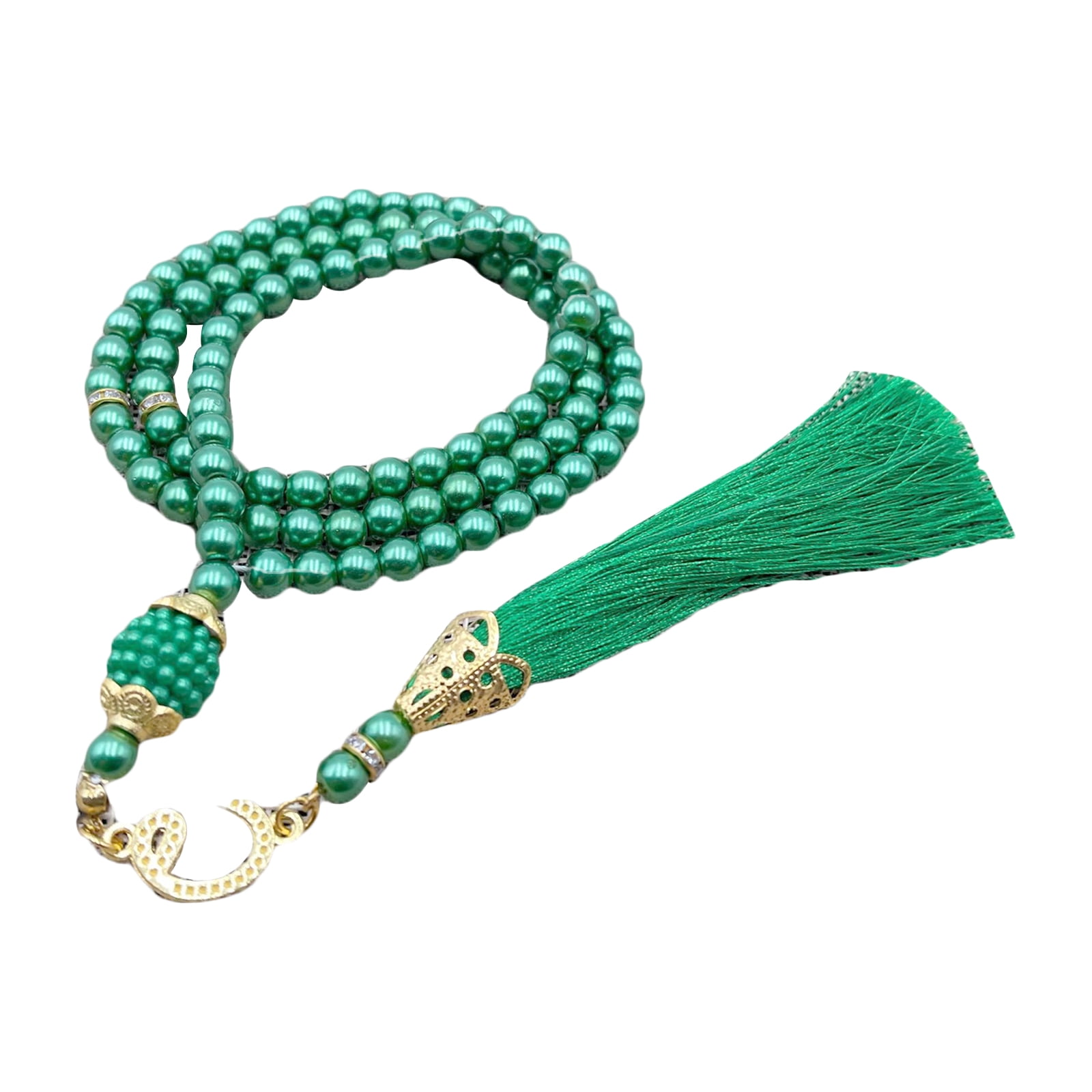 UNTERING 6mm Allah Mohammed Rosary Tasbih Prayer Beads Turkish 99 Beads ...