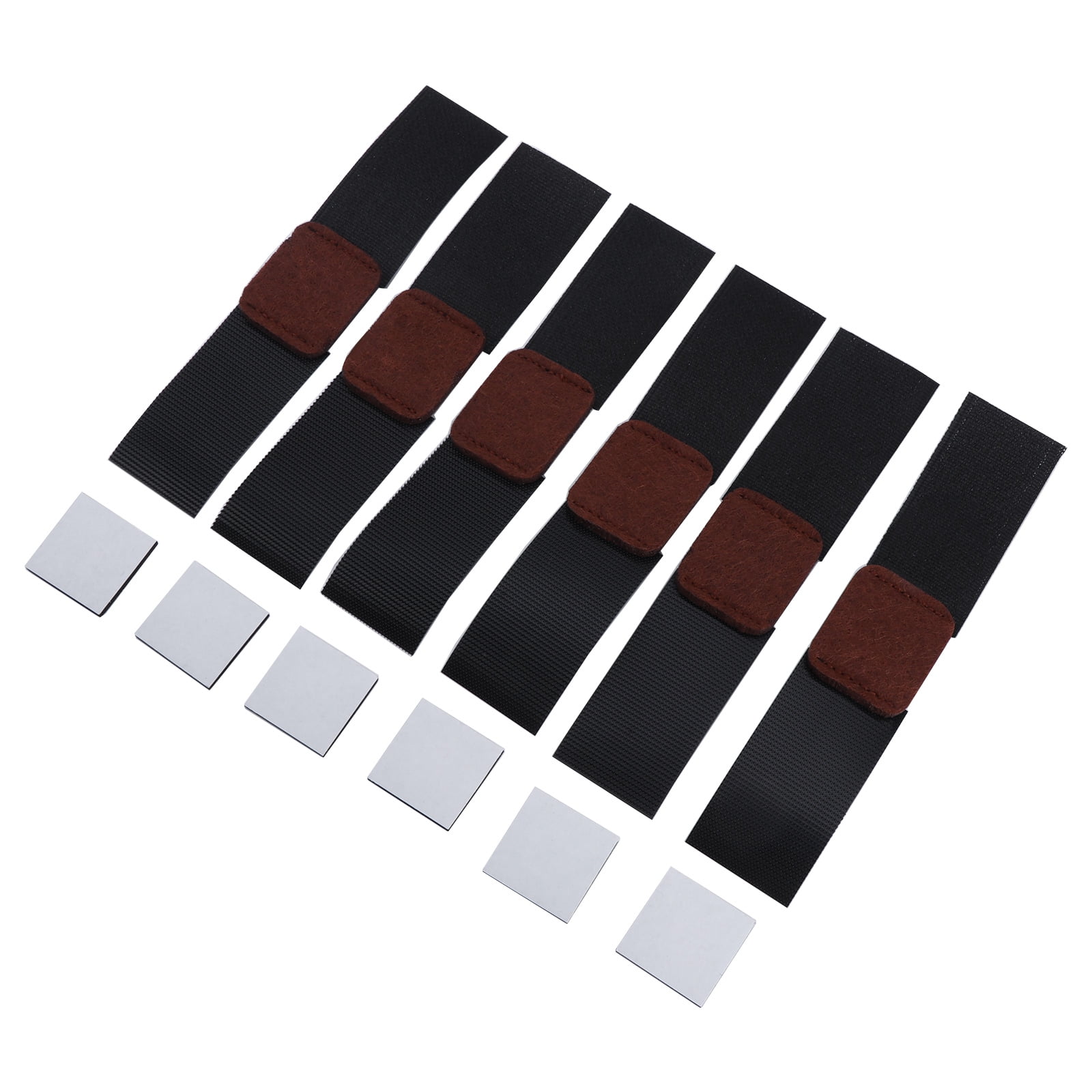 UNTERING 6pcs Chair Leg Felt Pad Cover Nonslip Hook Looped Fasteners ...