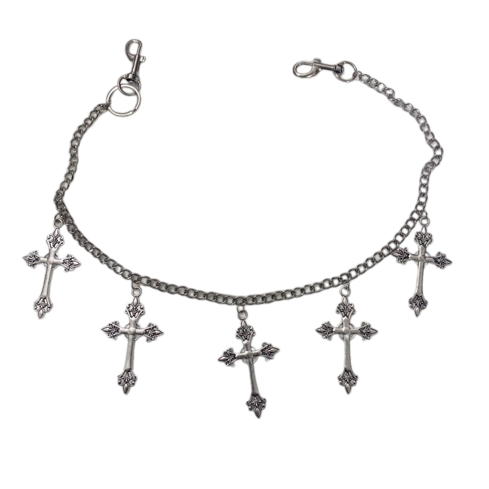 UNTERING Big Pendant Pant Chain Single Layer Keychain Waist Key Chain ...