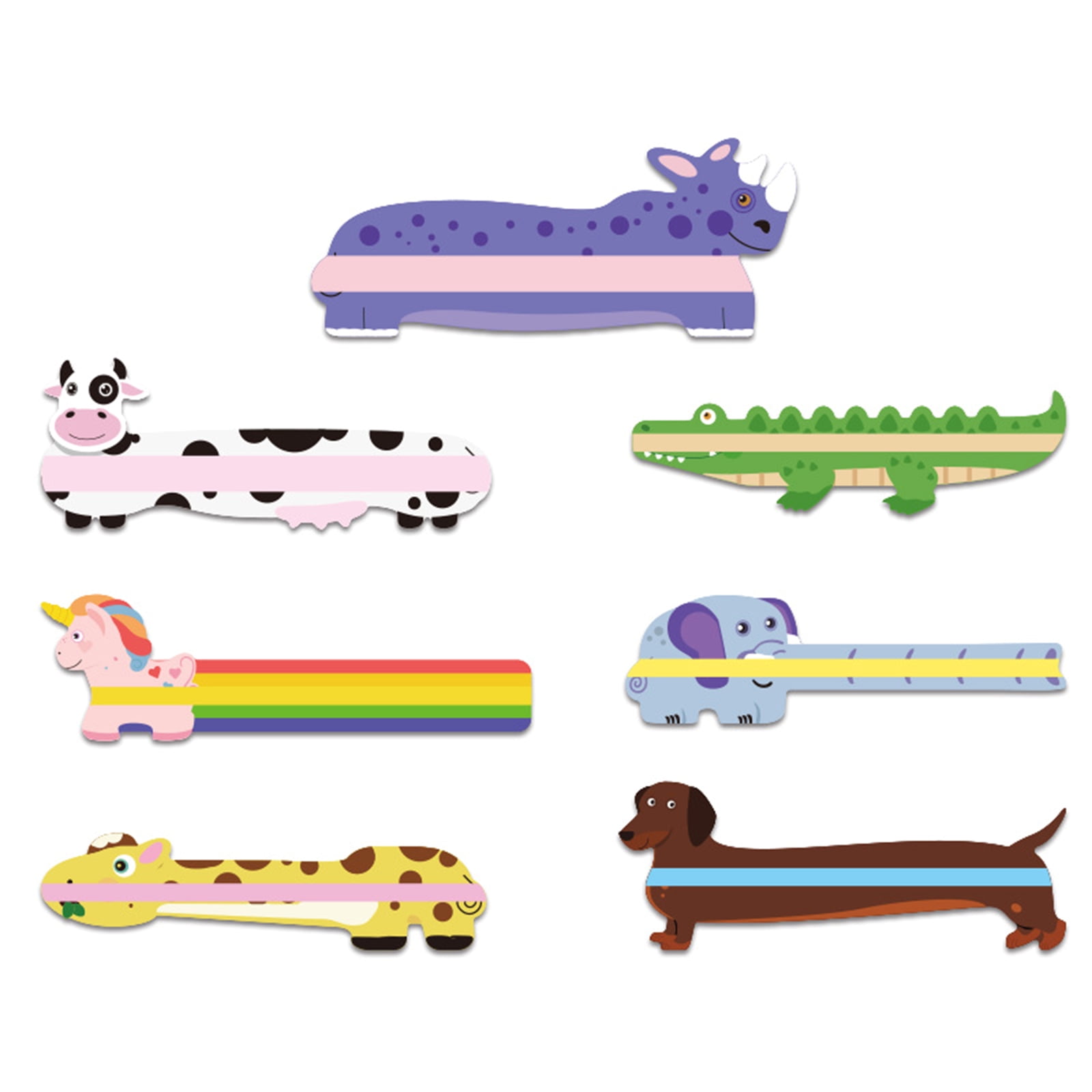 UNTERING Bookmark Guided Reading Strips Highlight Strips Colored ...