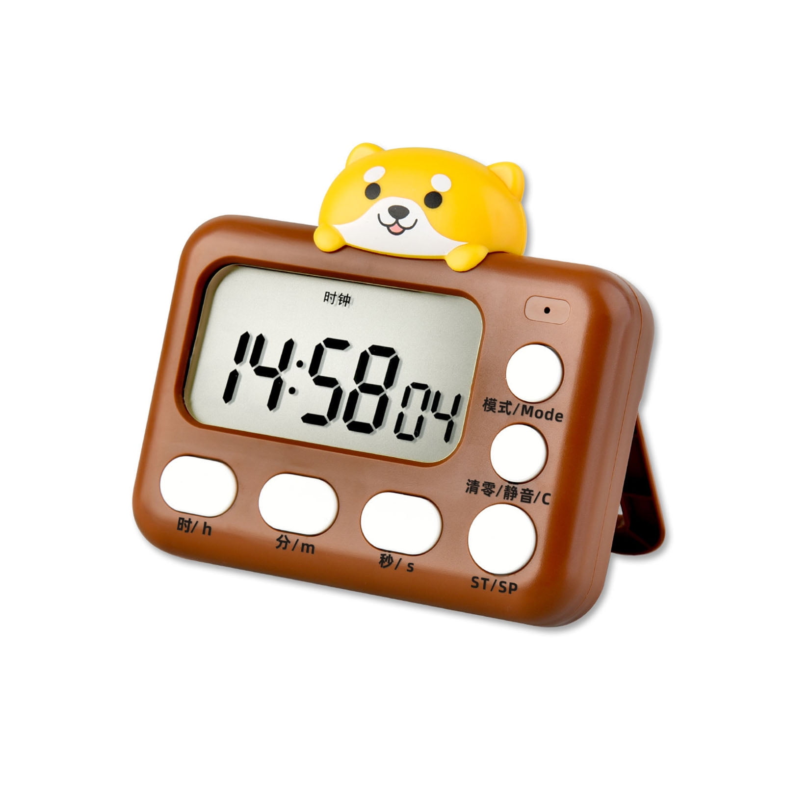 UNTERING Cartoon Animal Digital Timer Electronic Alarm Clock Magnetic ...