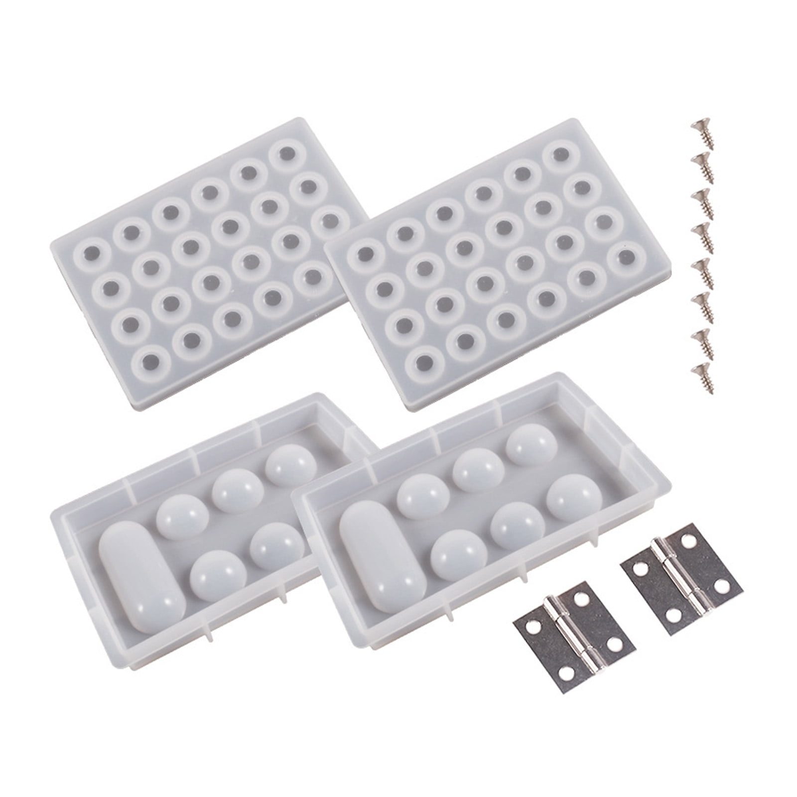 UNTERING Crystal-Clear Resin Mold for Mancala Board Game Silicone Resin ...