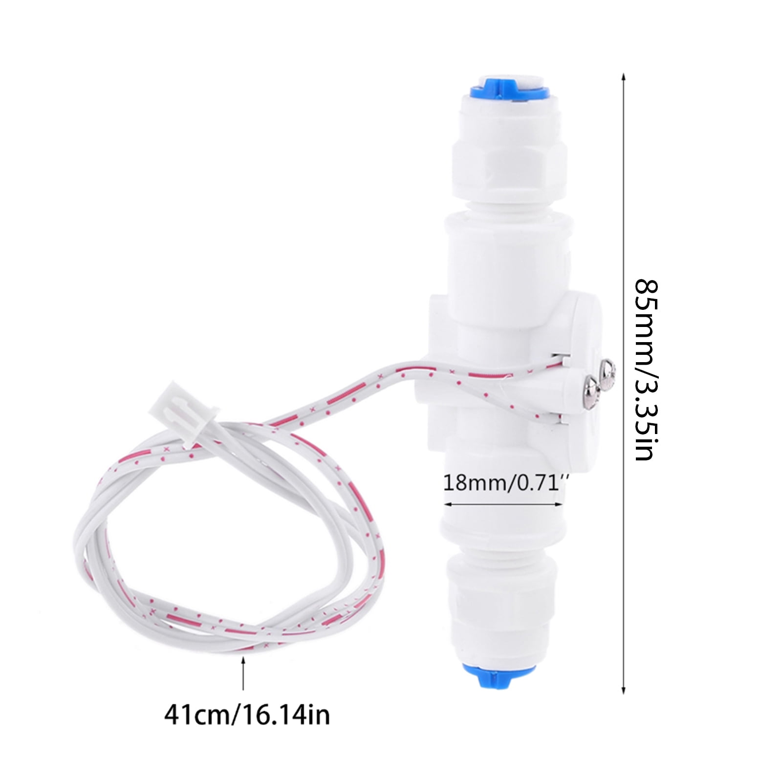 UNTERING Flow Sensors Portable 1/4" NPT Water Flow Practical PE Tube ...