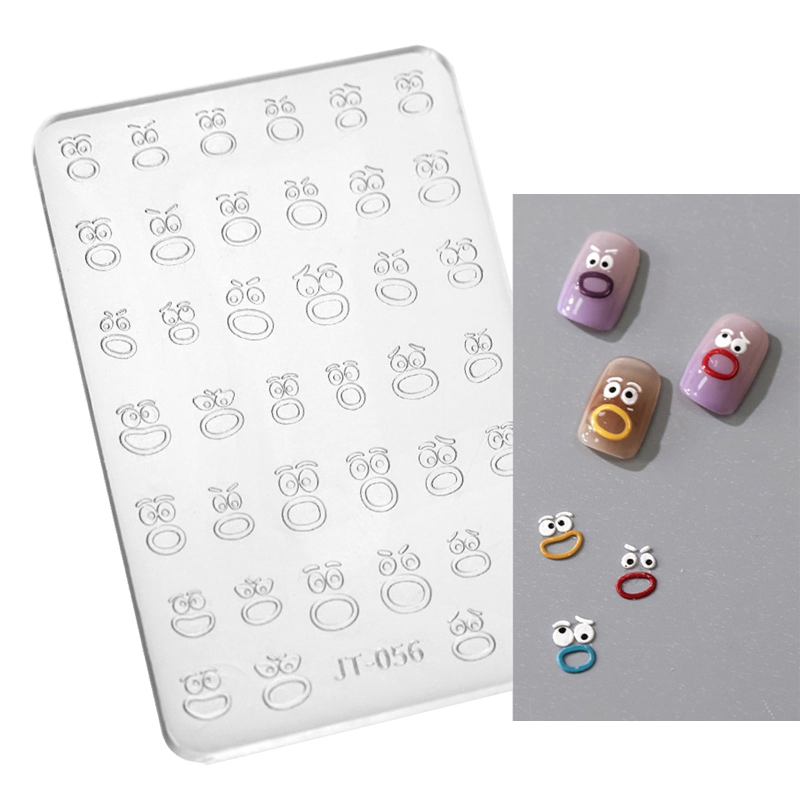 UNTERING Flower Art Silicone Mold 3D Butterfly Embossing Gel Print ...