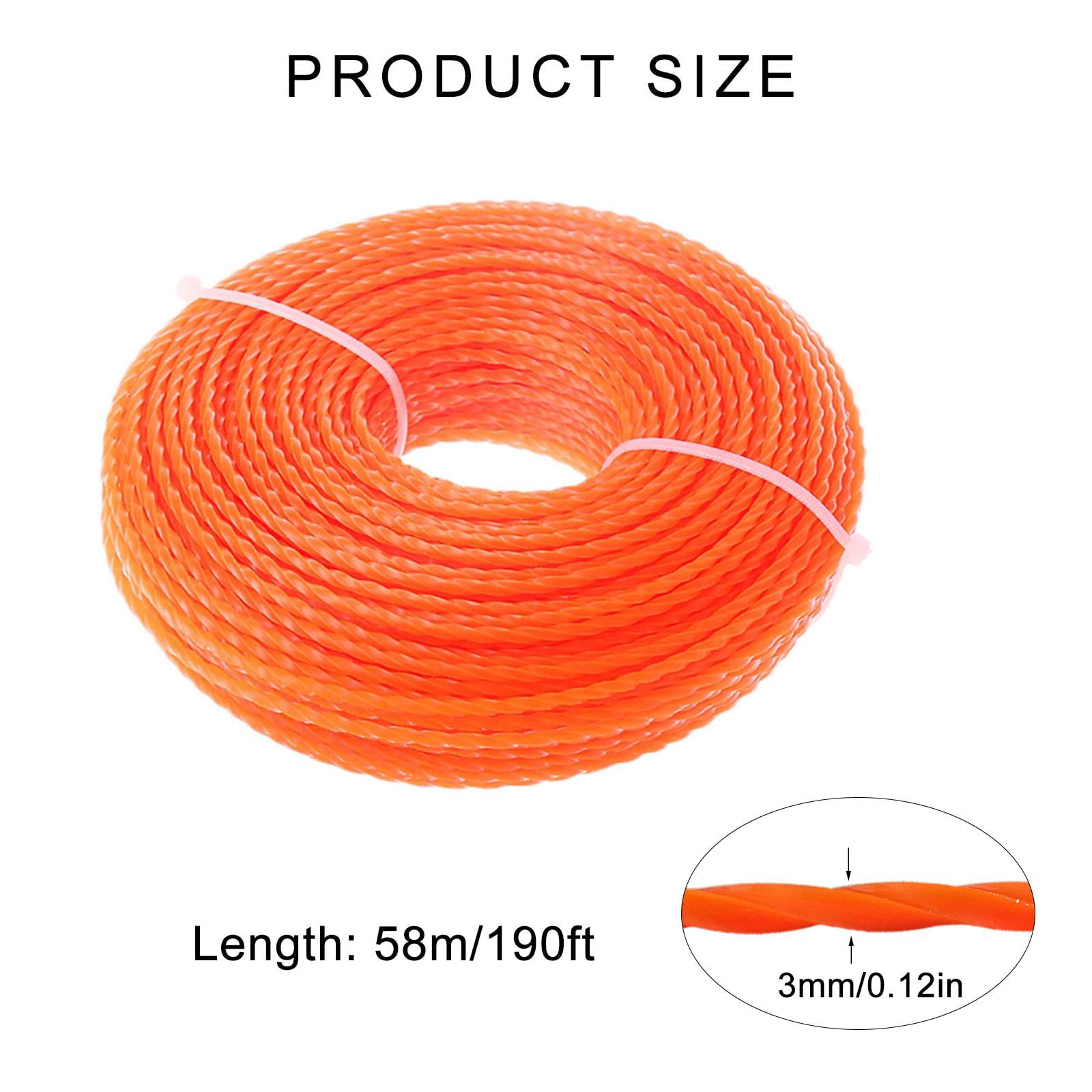 UNTERING Grass Trimmer Line 3.0mm Diameter Twist for Brush Cutter Power ...