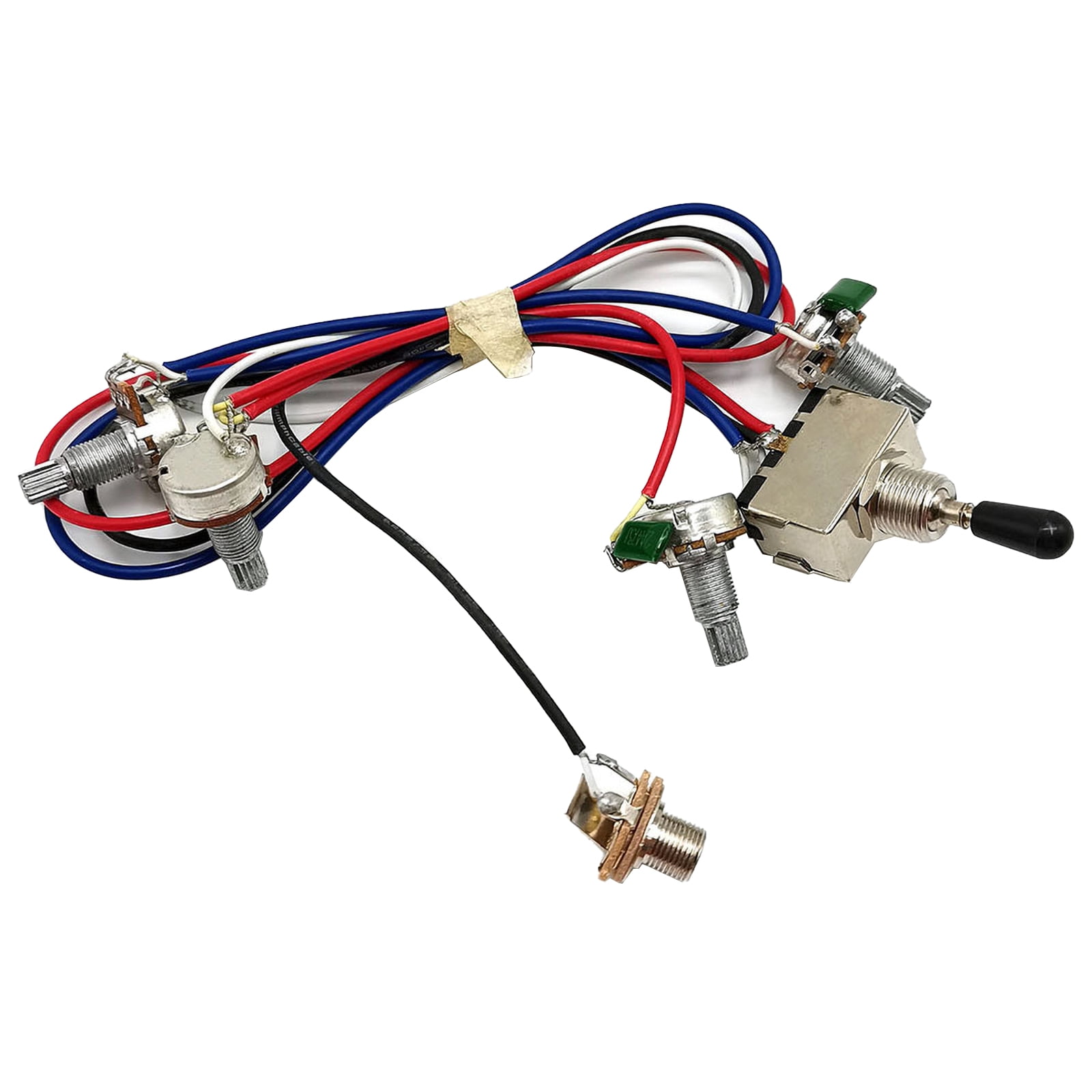 UNTERING Guitar Wiring Harness Prewired Set 2 2 Tones Prewired 3 Gear ...