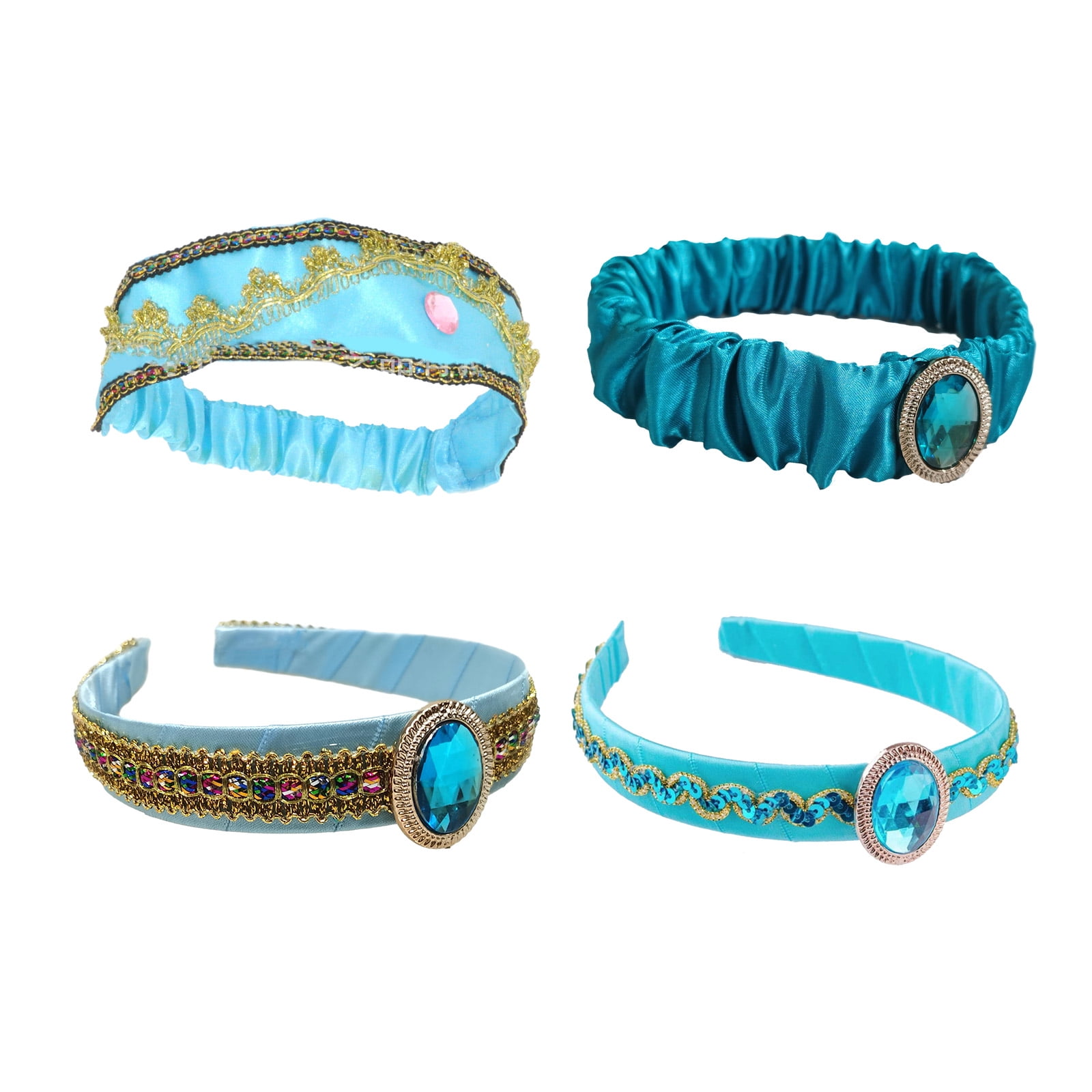 UNTERING Headband Arabian Princess Hair Bands for Cosplay Cartoon ...