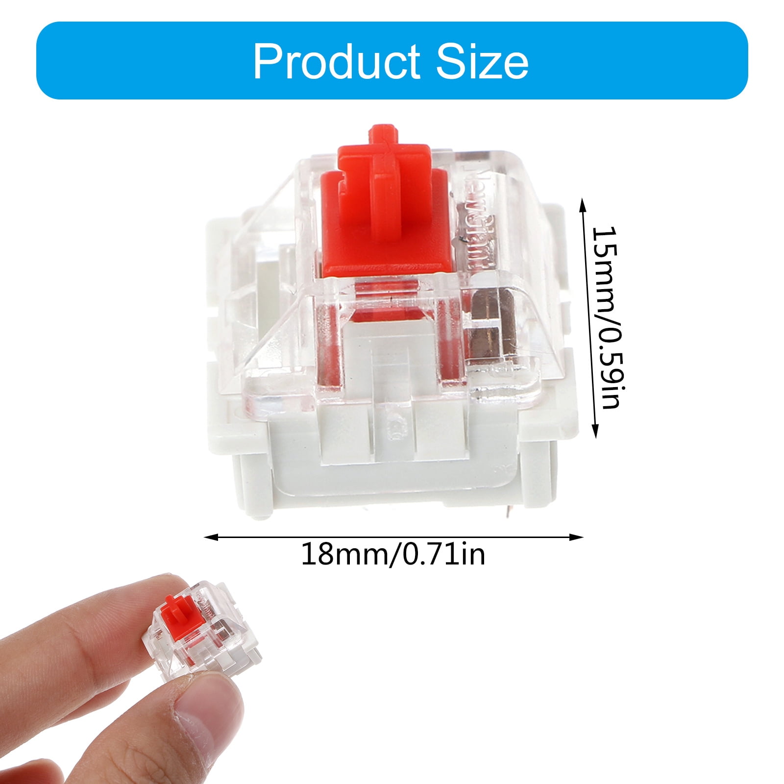 UNTERING MX Switches for Mechanical Keyboard MX Compatible Housing 10 ...