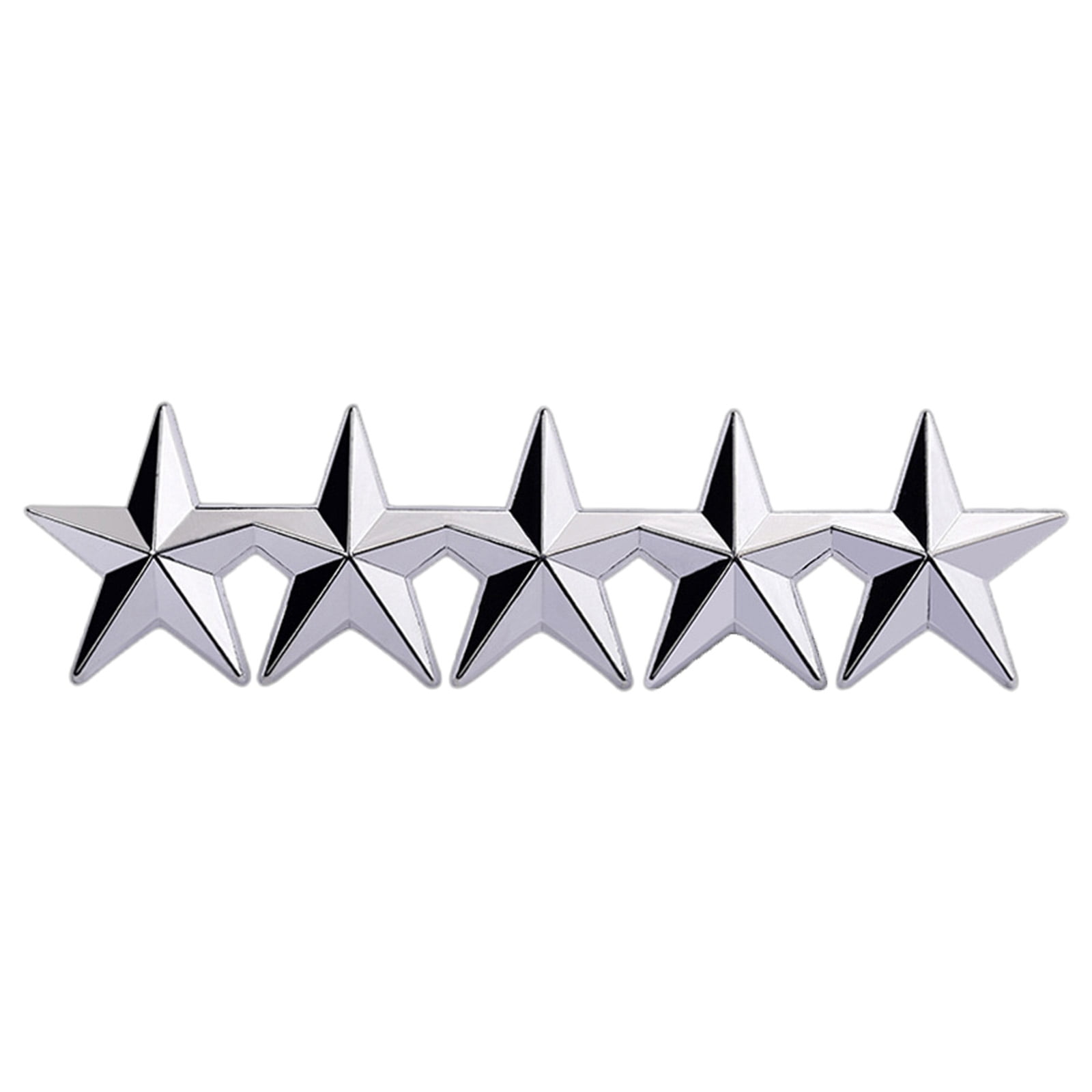 UNTERING Metal Five-pointed Star Badge Lapel Pins Brooch Collar ...