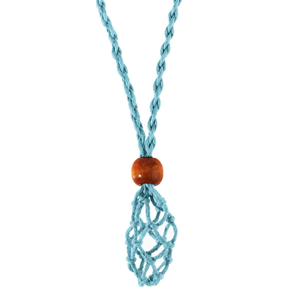 UNTERING Net rope Natural Crystal for Net pocket pendant Crystal ...