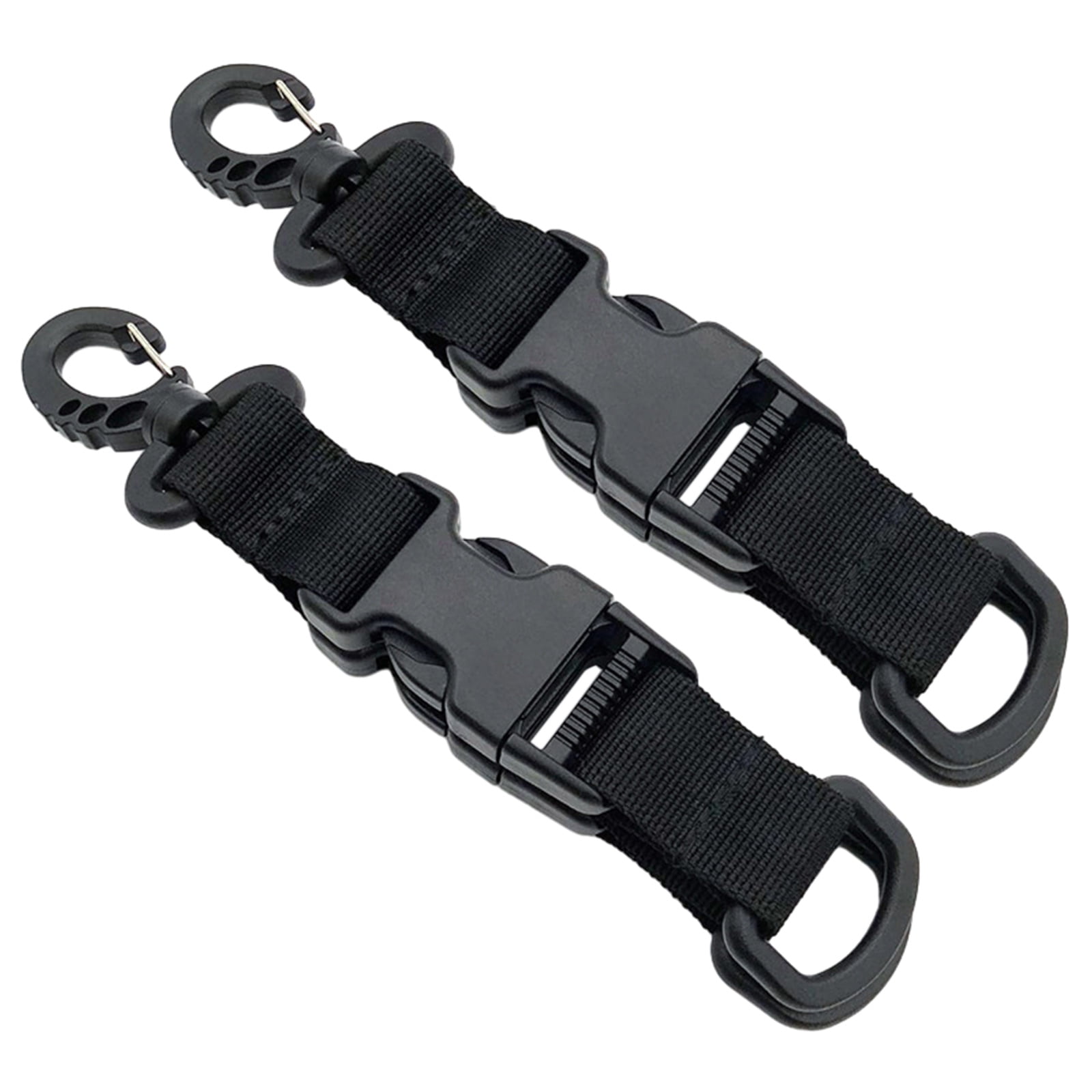 UNTERING Nylon Webbing Backpack Hook Multifunctional Carabiner D-Shaped ...