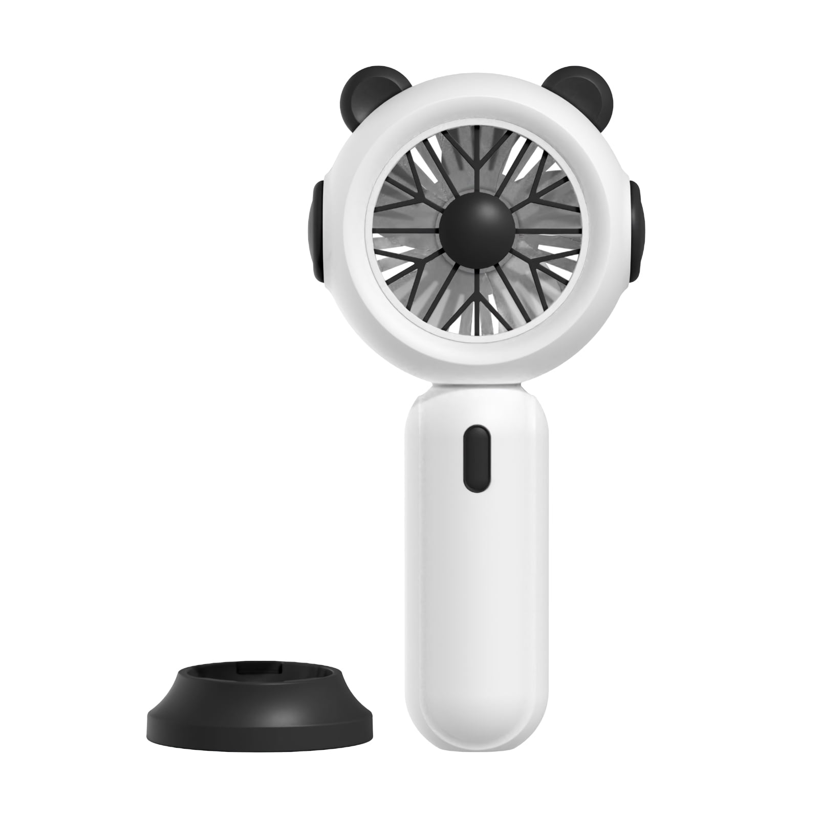 UNTERING Portable USB Handheld Fan AA Battery Operated 3 Speed Desktop ...