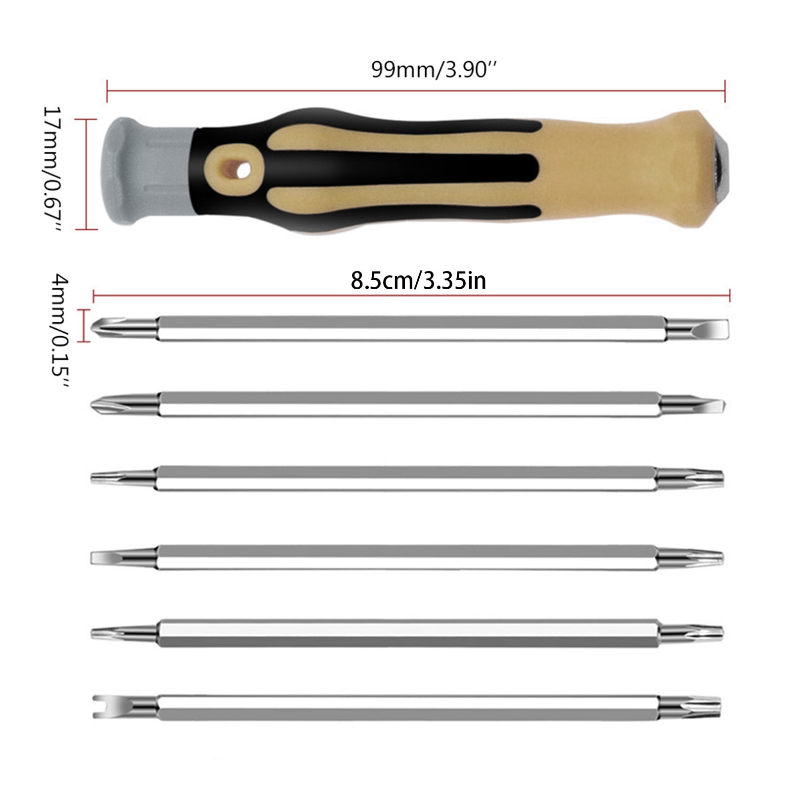 UNTERING Screwdriver Set Professional Multi-Bit Screwdriver Set ...