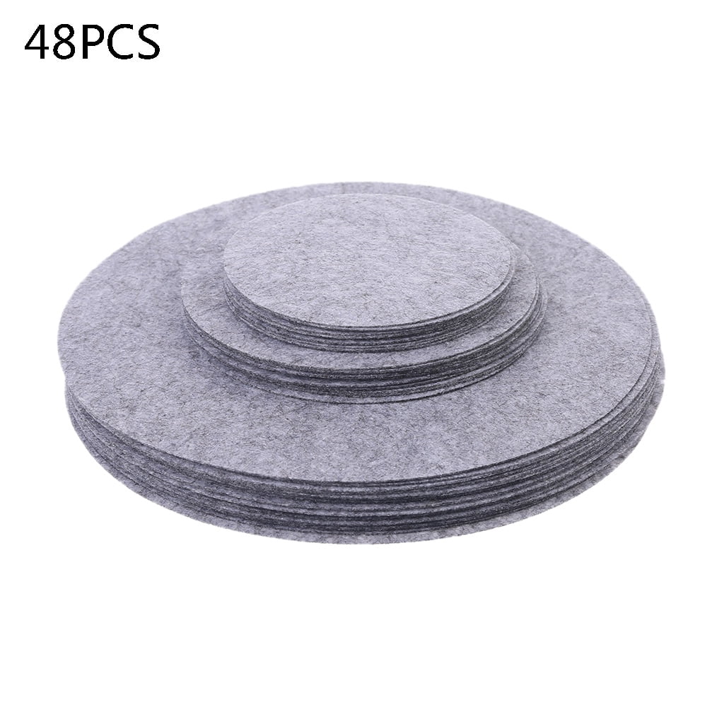 UNTERING Set of 48 Soft Felt Plate Dividers 3 Sizes Separator Pads ...