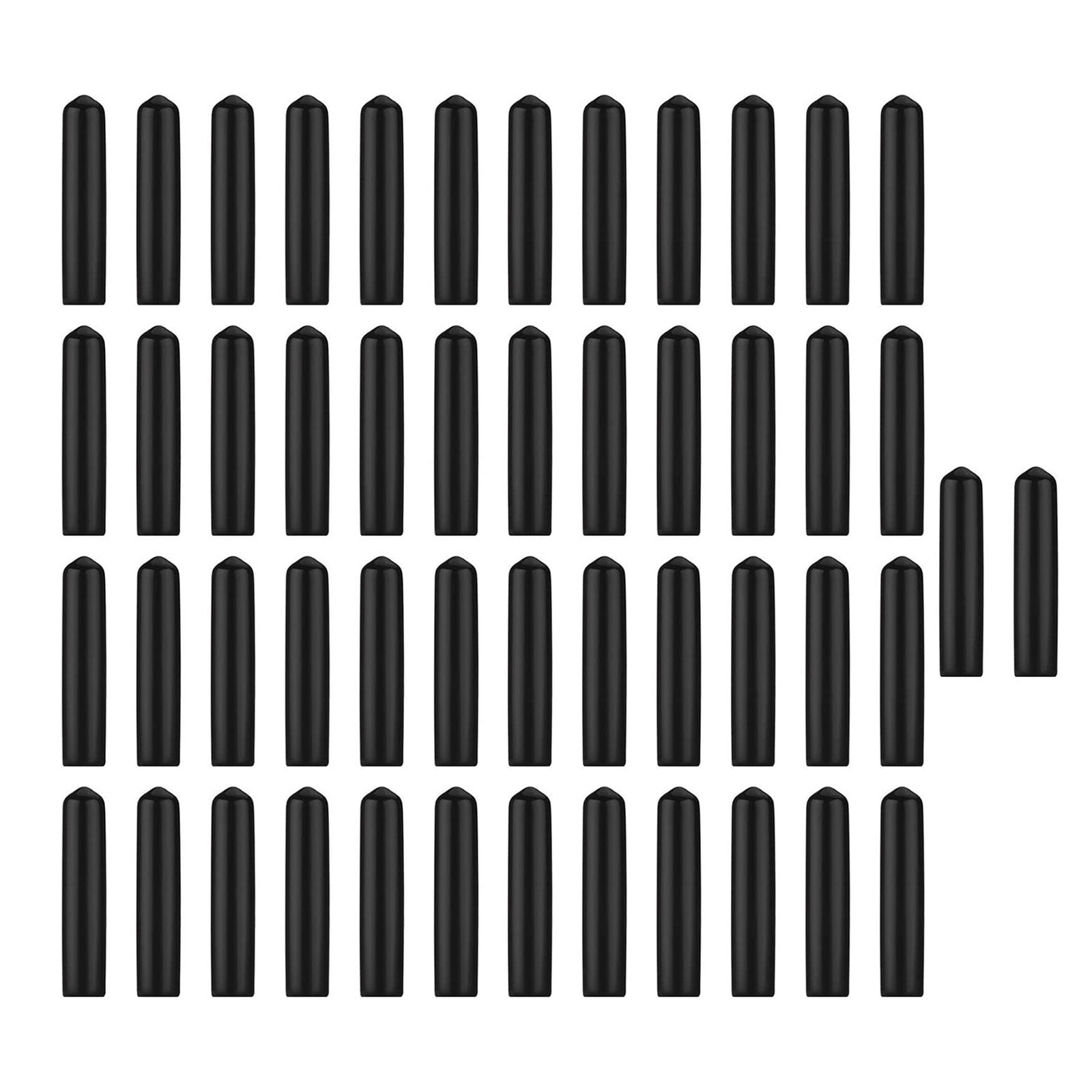 UNTERING Set of 50 Caps Black Pour Spout Caps Liquor Pourer Covers ...