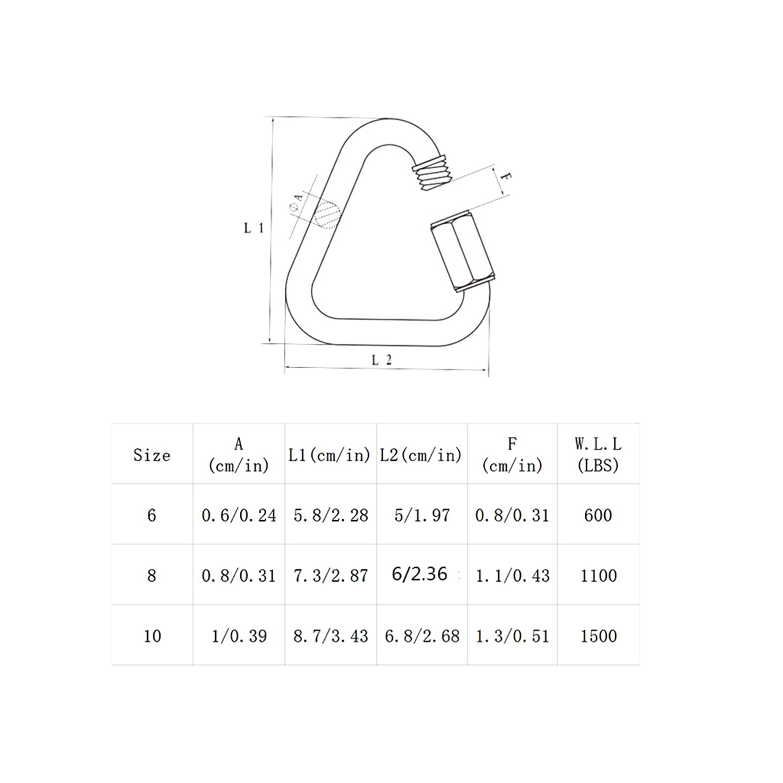 UNTERING Stainless Steel Solid for Triangle Connection Meilong Lock for ...