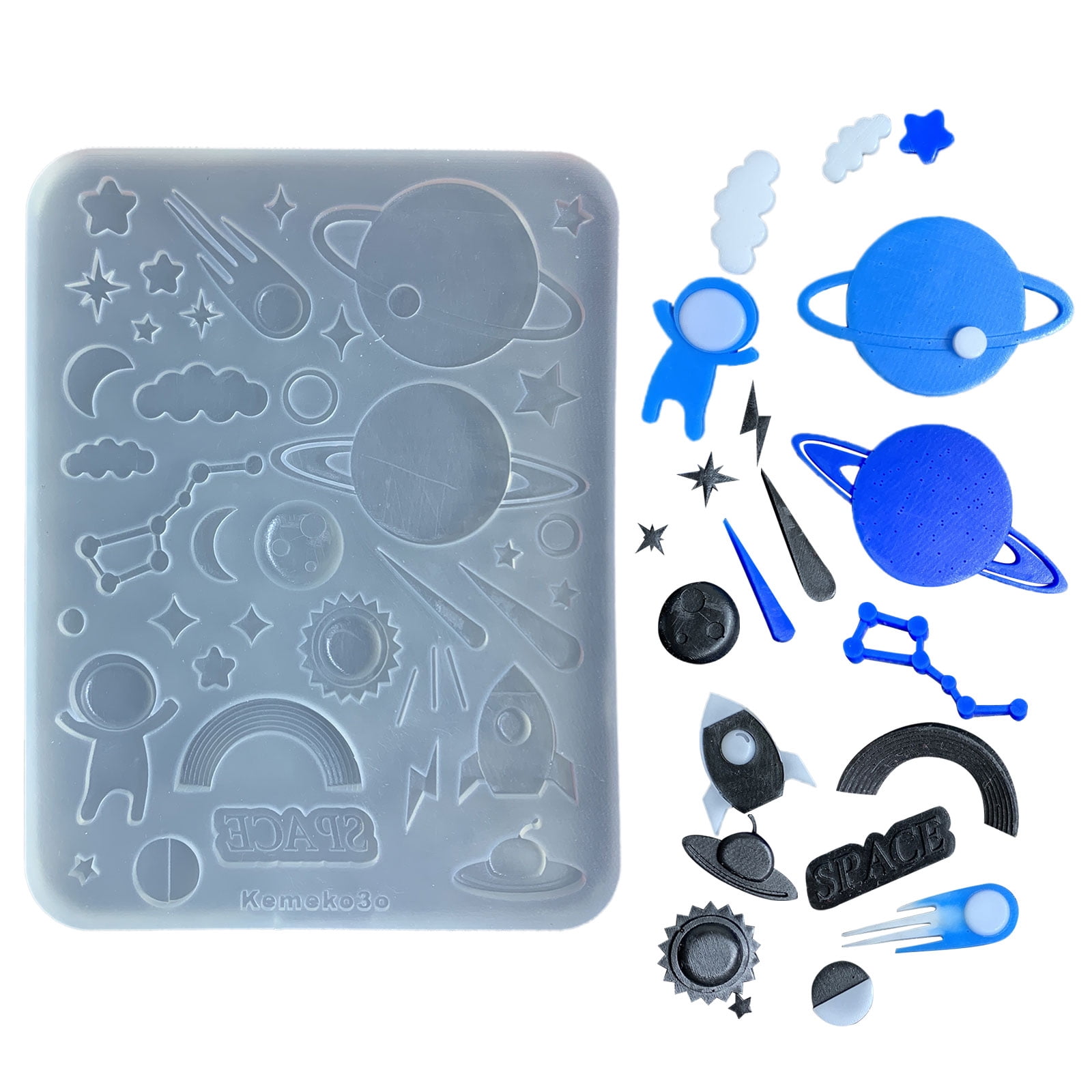 UNTERING Star Planet Resin Mold Astral Planet Theme Jewelry Fillings ...