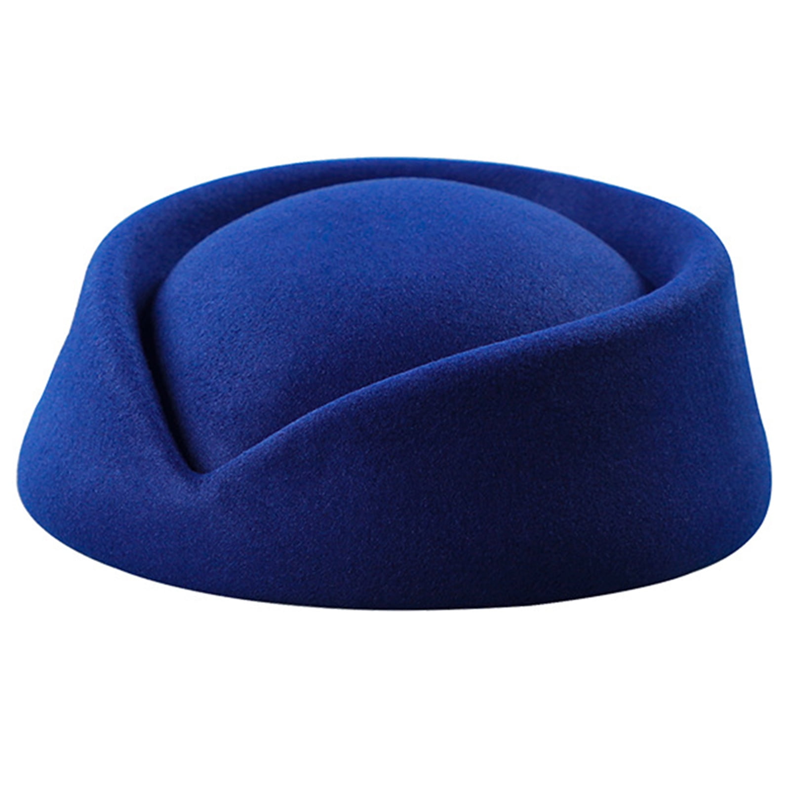 UNTERING Top Hat Solid Color Female Flight Attendant Hat Sweet Business ...