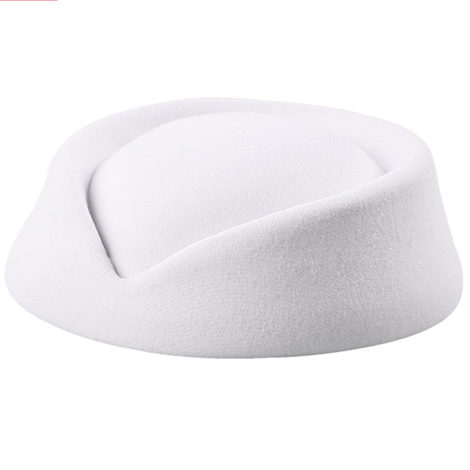 UNTERING Top Hat Solid Color Female Flight Attendant Hat Sweet Business ...