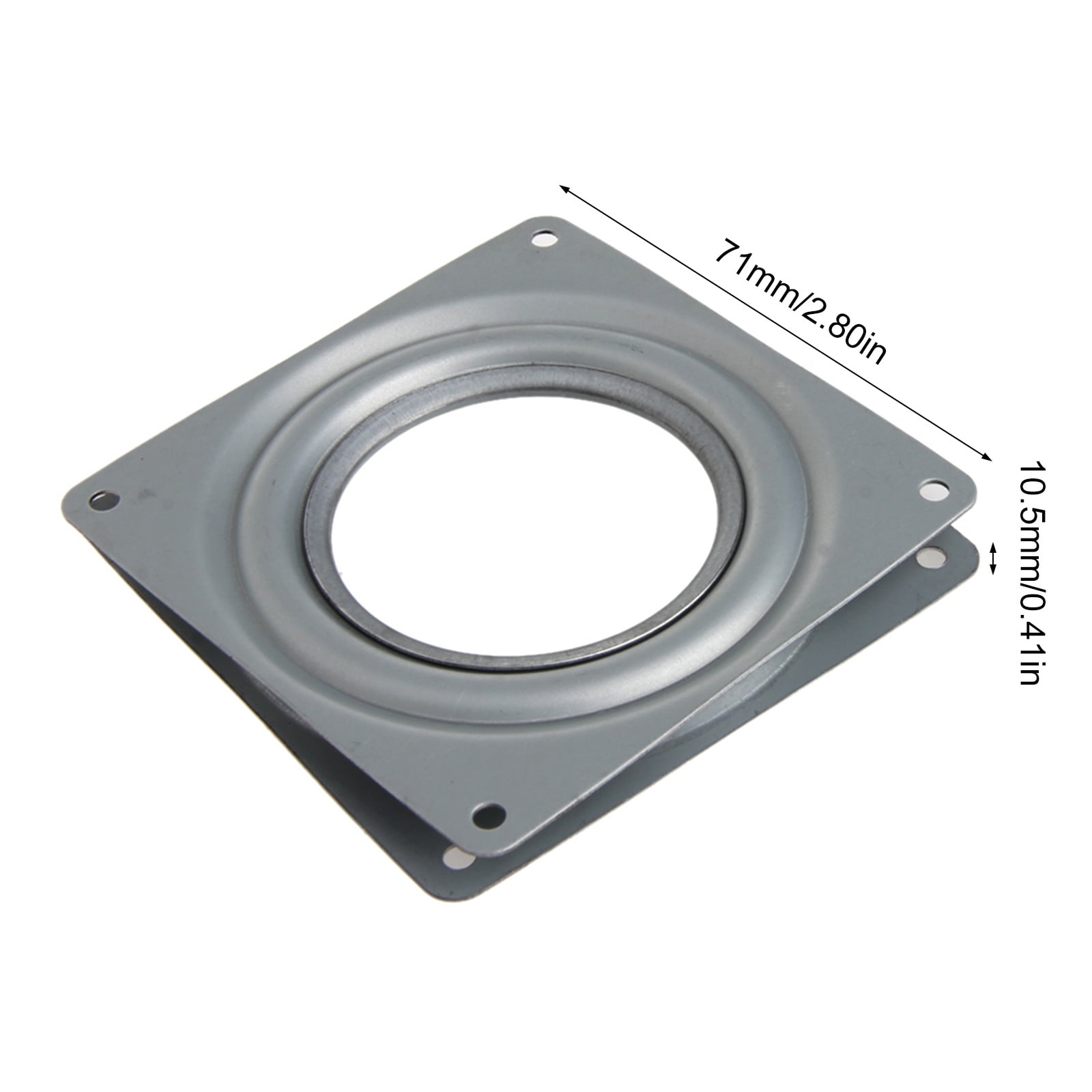 UNTERING Turntable Square Bearing Plate Turntable Serve Tray Gadget for ...