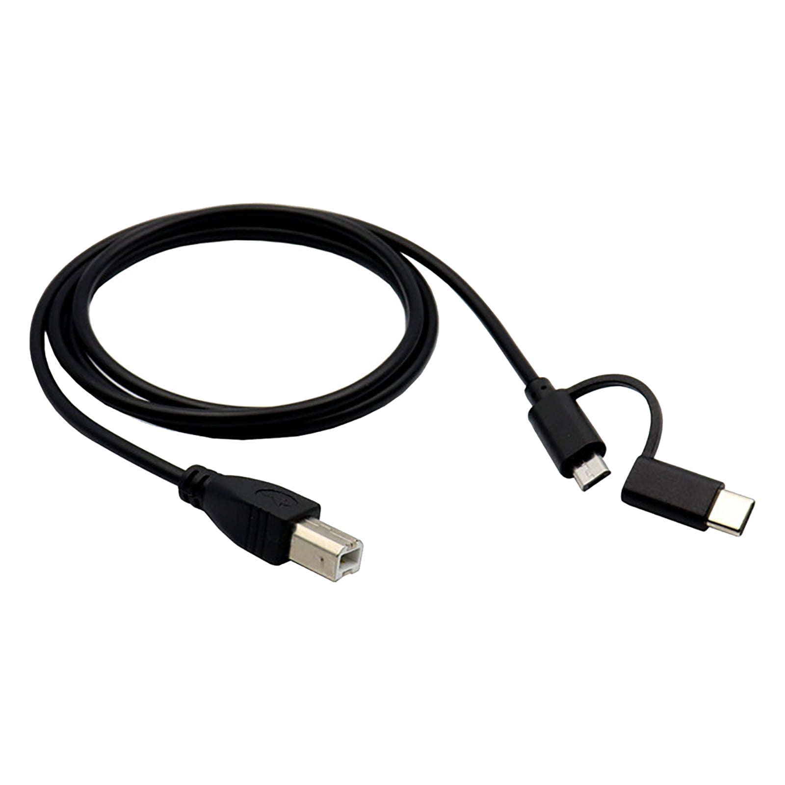 UNTERING USB + Type C Male to USB B Male Date Line Cable Portable ...