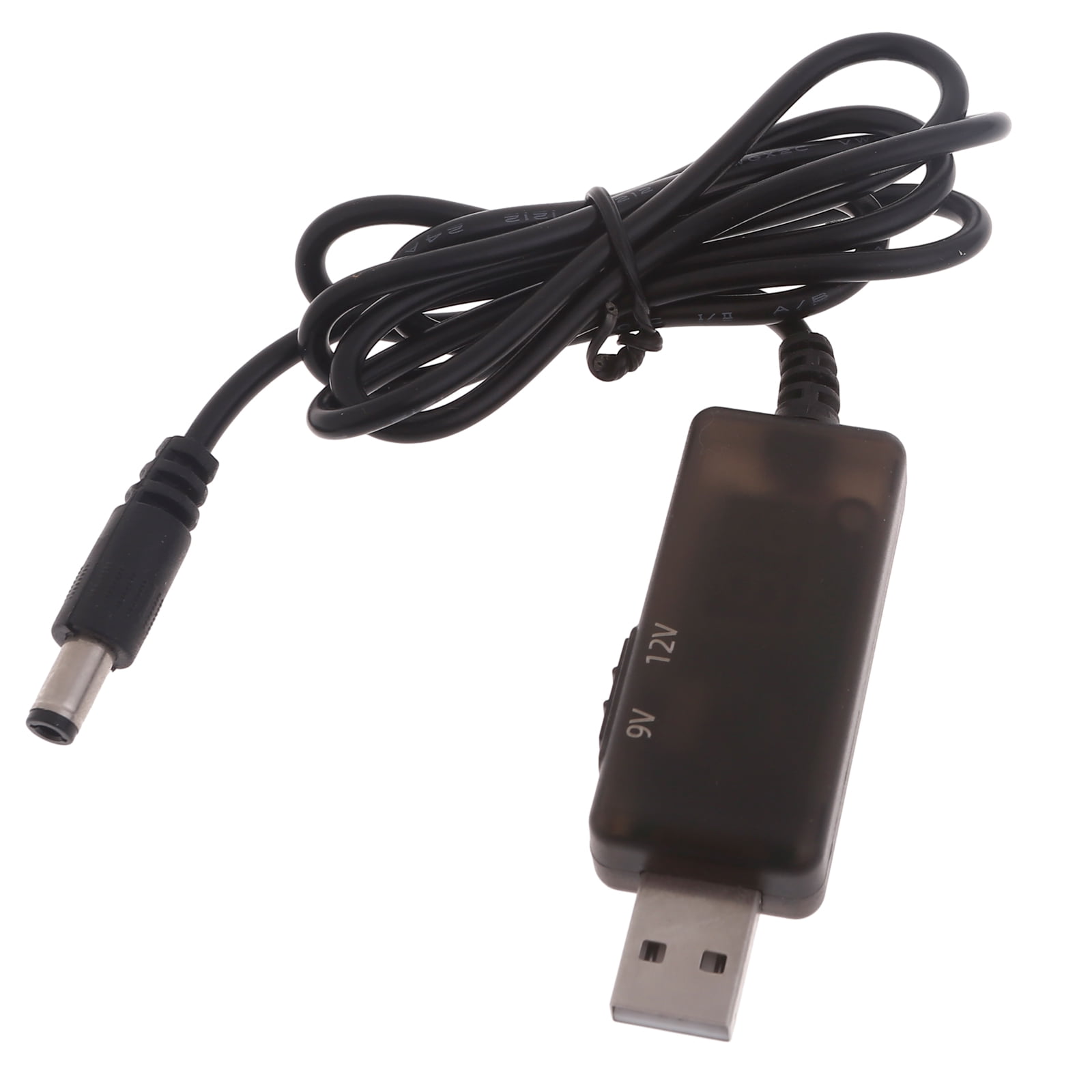 UNTERING USB to DC5521 Power Cable Cord with Adjustable Voltages ...