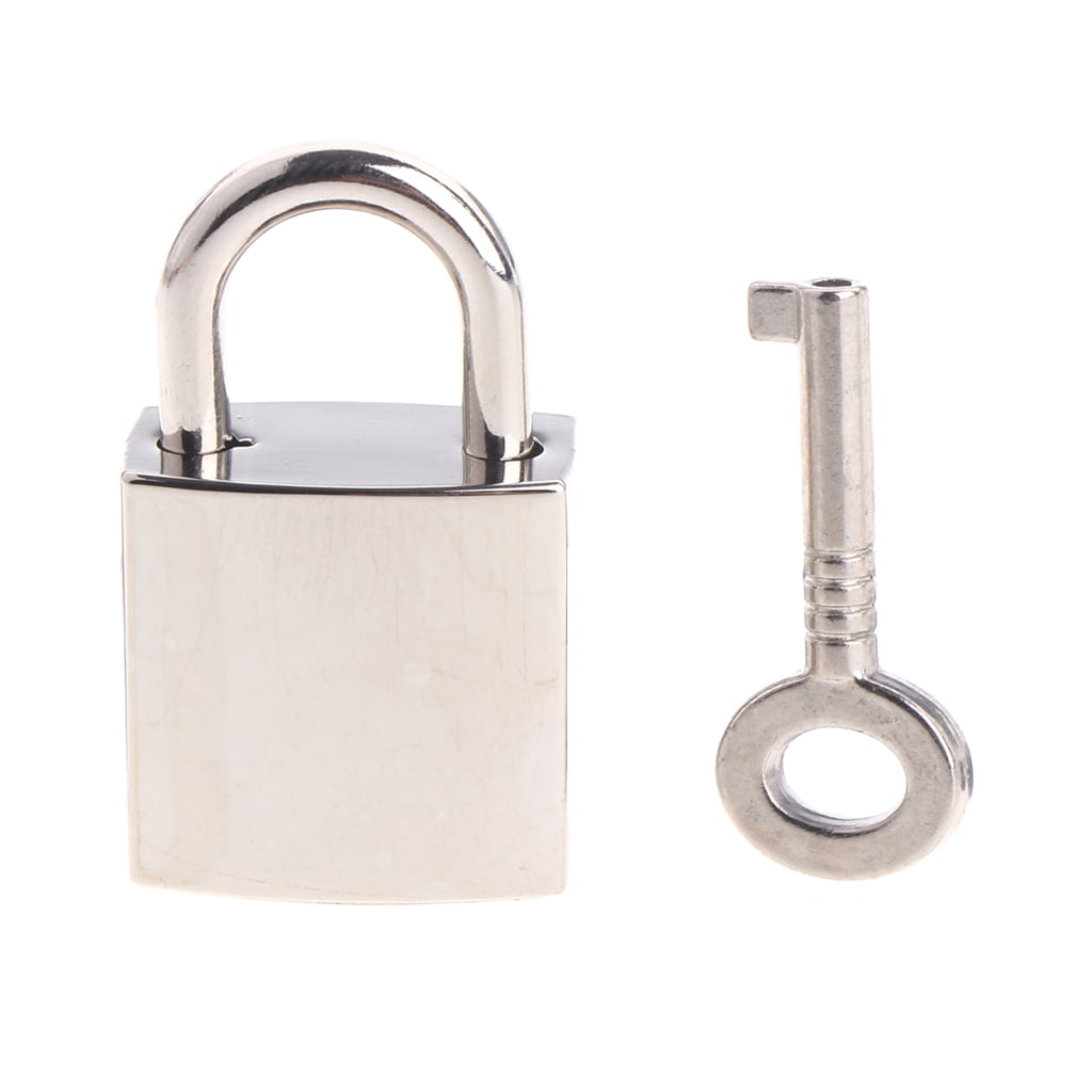 UNTERING Vintage Small Square Lock With for Key Padlock Metal for Wish ...