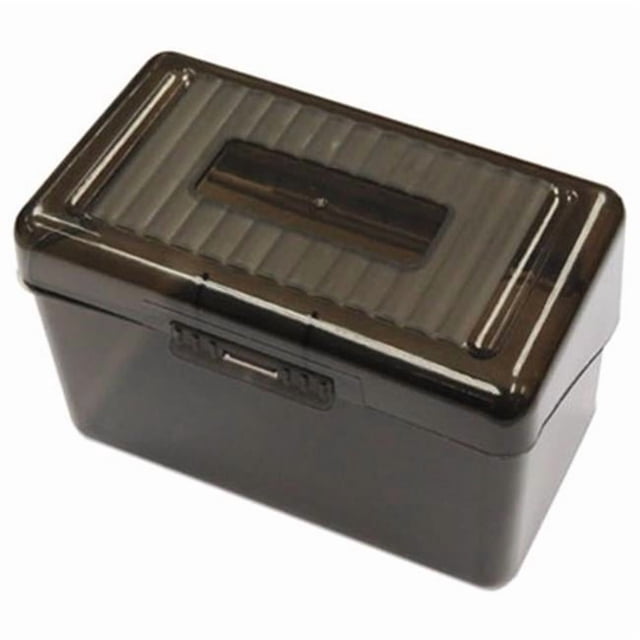 UNV 4 x 6 in. Plastic Index Card Boxes, Translucent Black - Walmart ...