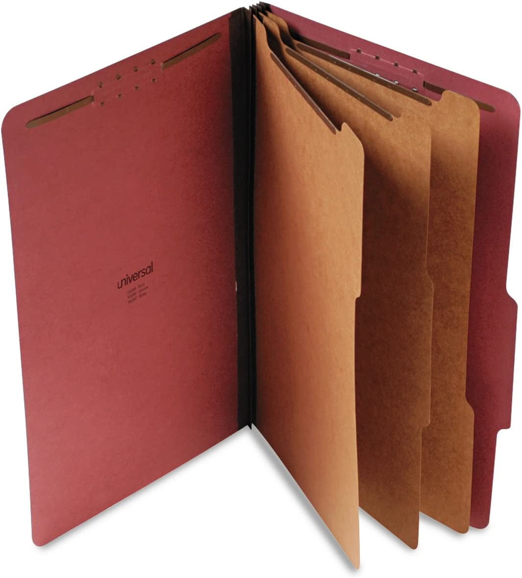 UNV10295 3 Dividers 8 Fasteners 8-Section Pressboard 3 in. Expansion ...