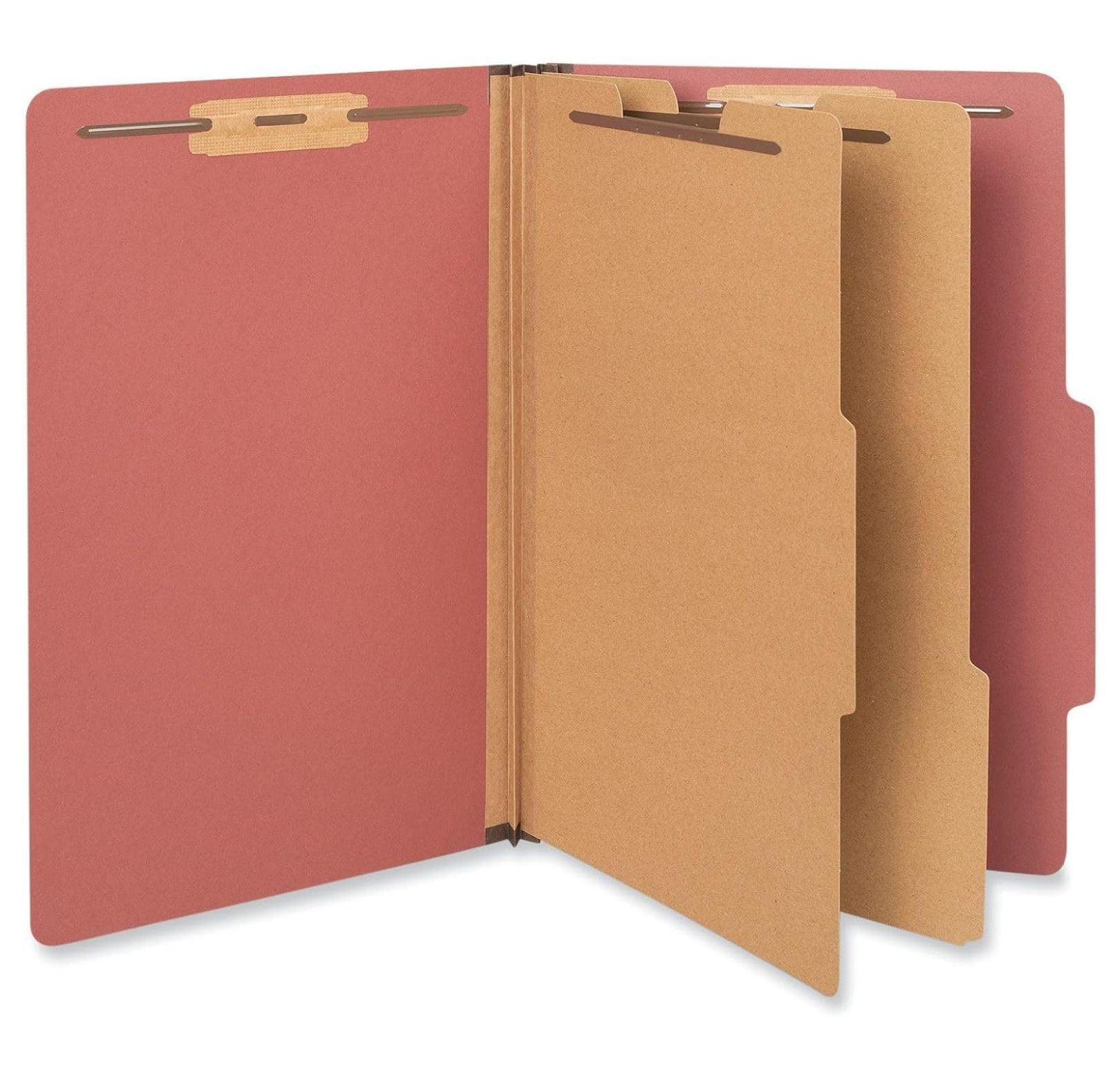 UNV10403 2 Dividers 6 Fasteners Heavy-Duty Pressboard Cover Legal Size ...