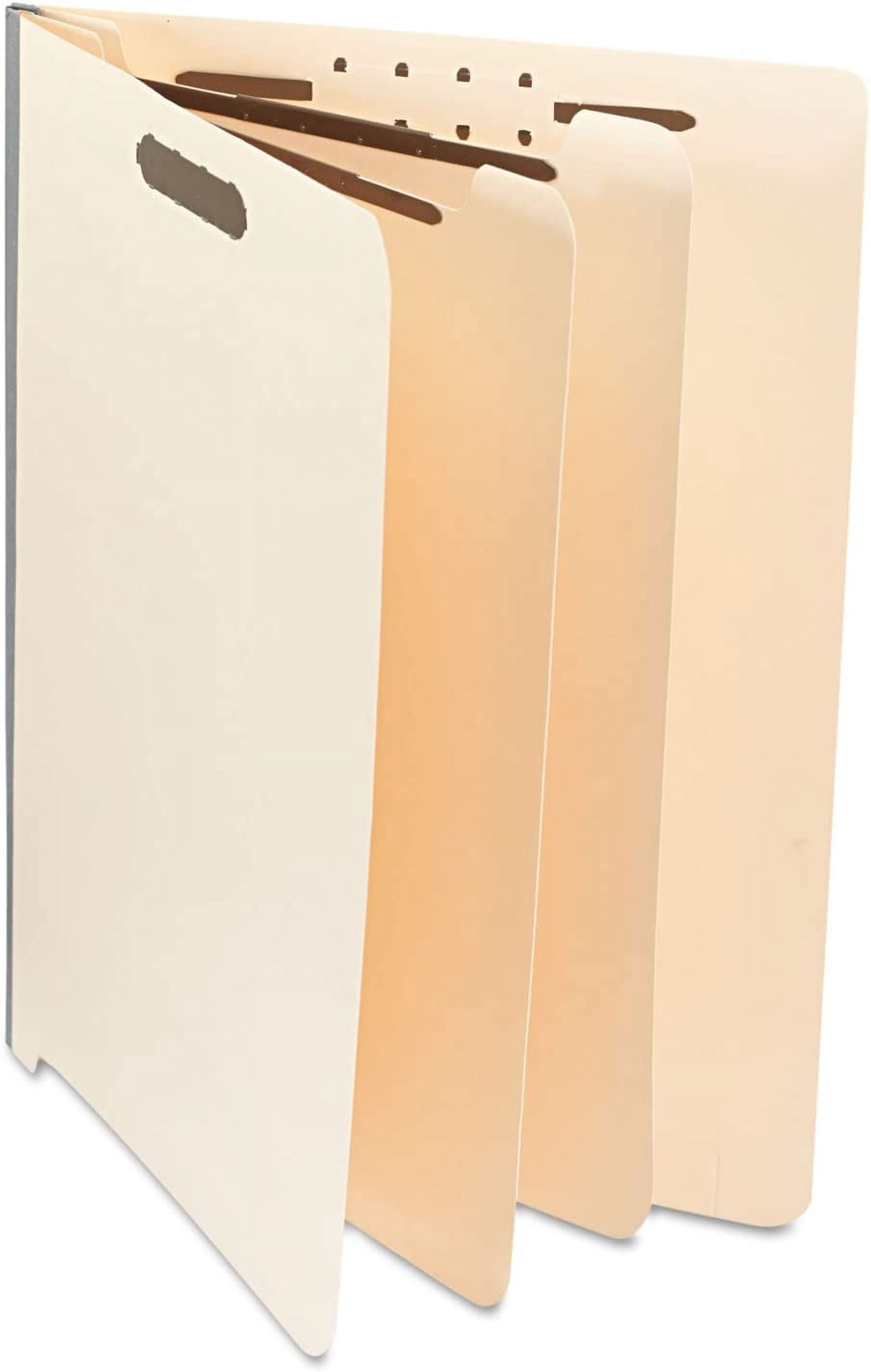 UNV16150 Six-Section 2-Divider End Tab Classification Folders - Letter ...