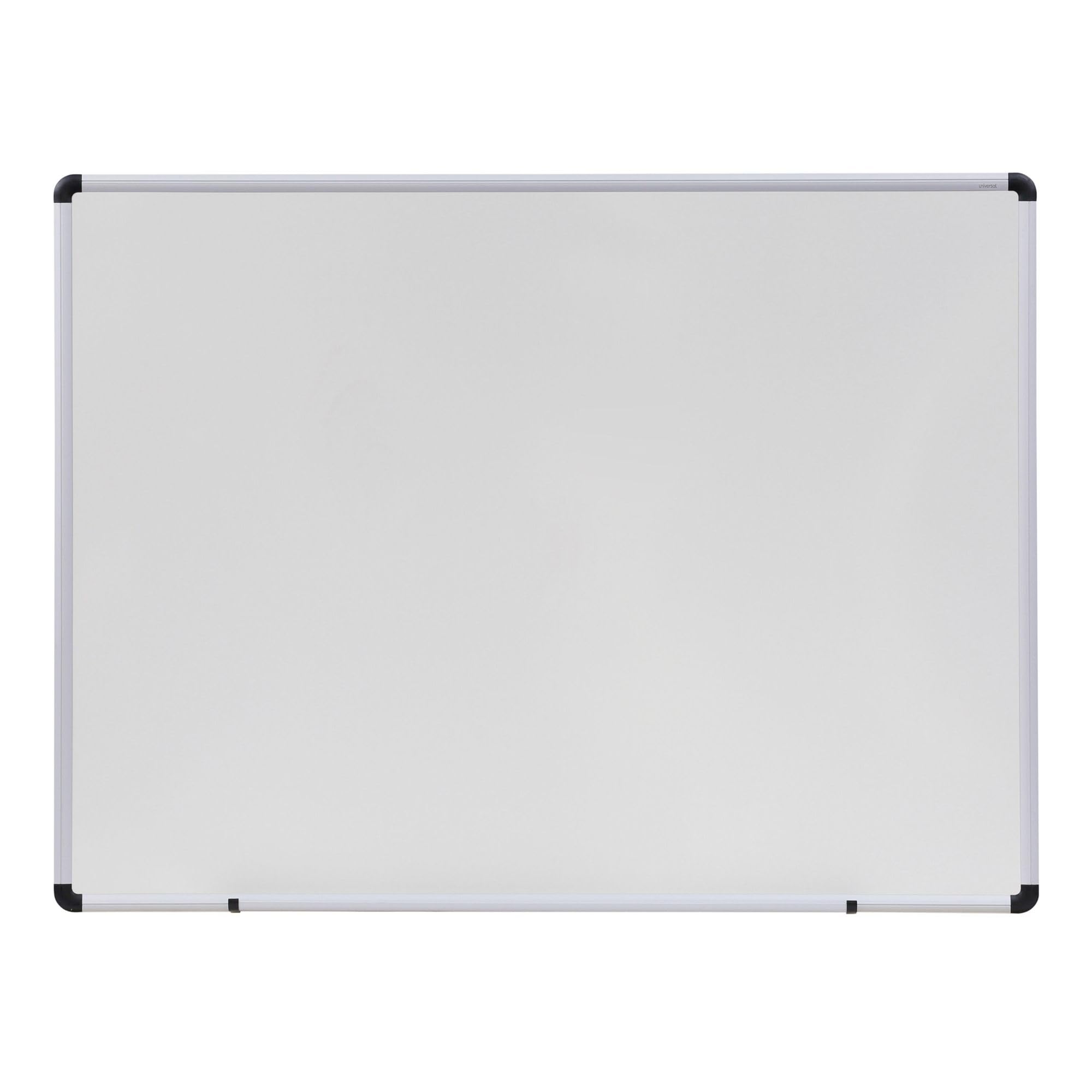 UNV43724 48x36 Inch Modern Aluminum Framed Melamine Dry Erase Board ...