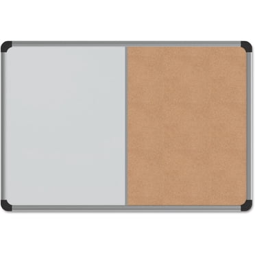 Marsh 48x72 White Porcelain Markerboard Both Sides Reversible, Aluminum ...