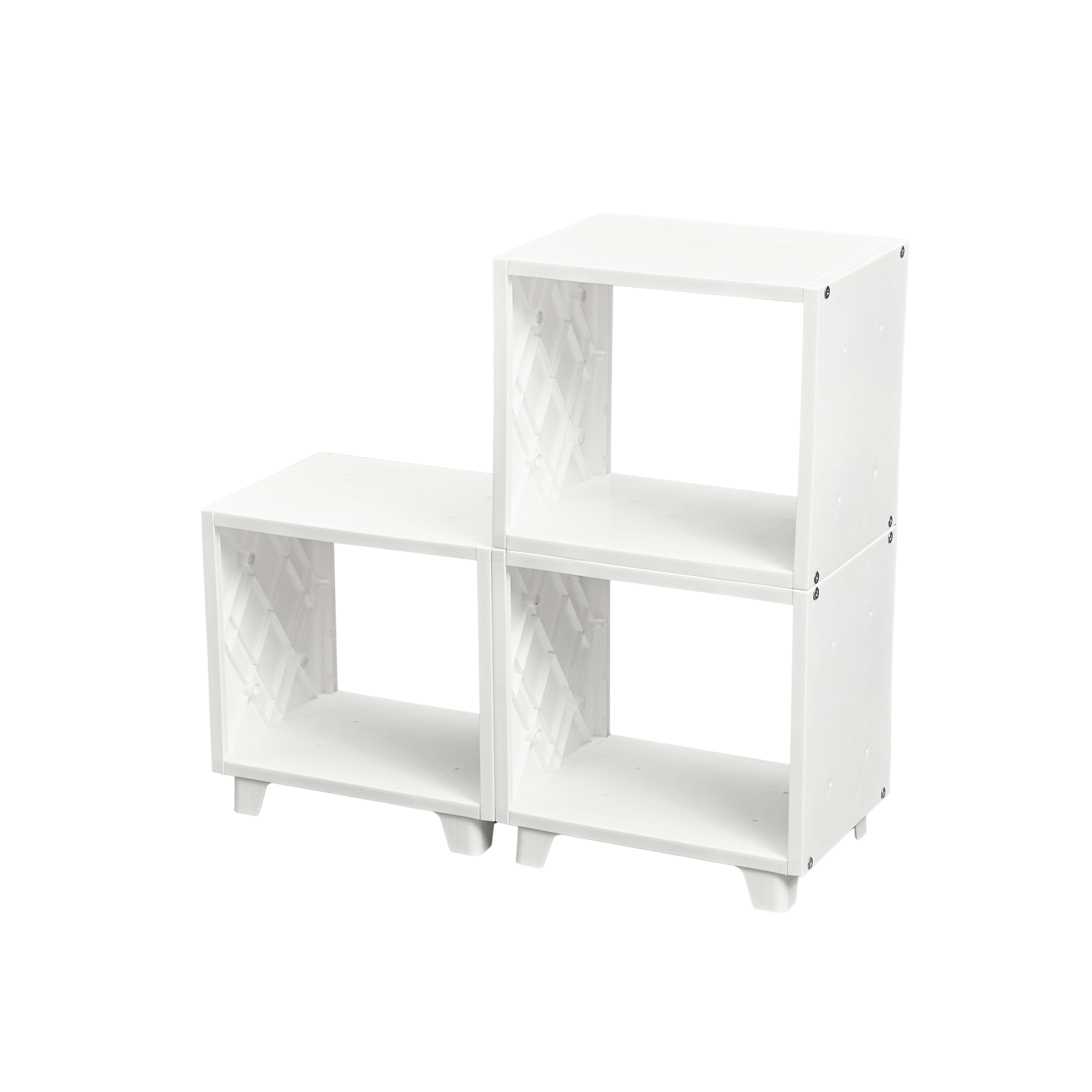 UNiPLAY Modular Bookcase Storage Organizer - 3 Piece - Walmart.com