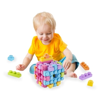 Gymax Large Jumbo Waffle Block Set for Toddlers and Children - 32 ...