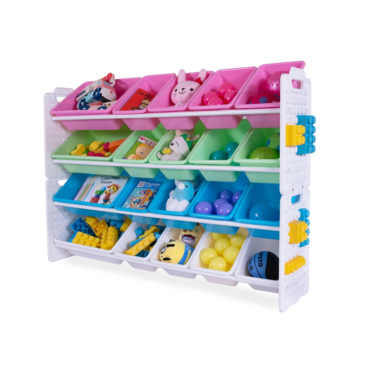 UNiPLAY Toy Organizer With 20 Removable Storage Bins, Multi-Bin ...