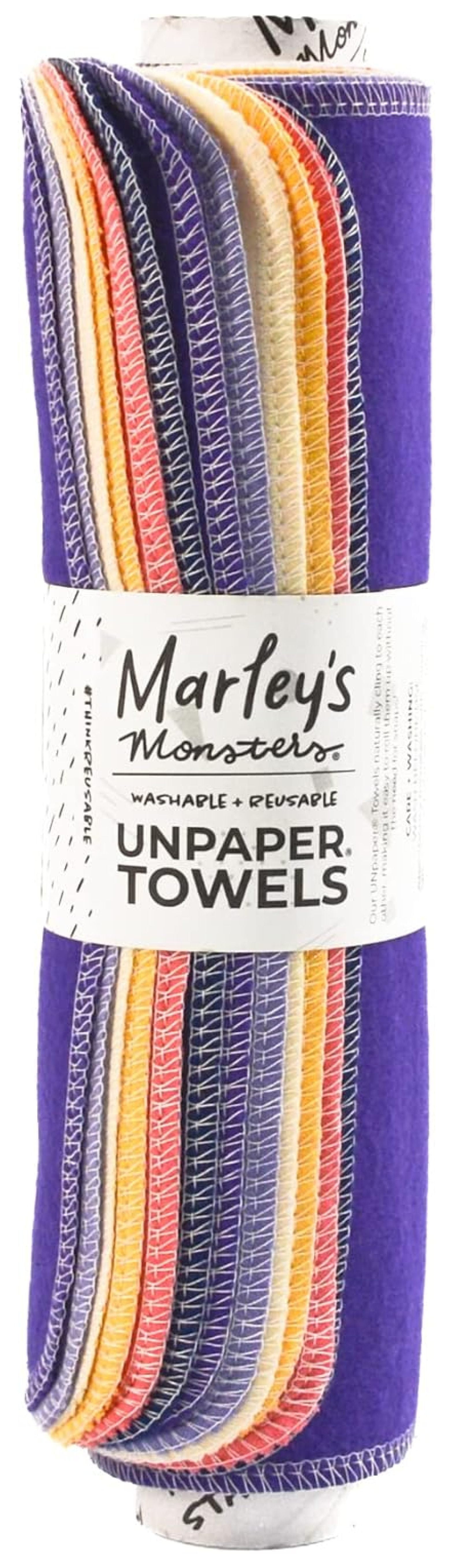 UNpaper Towels - 12 Count roll, Reusable Paper Towels Paperless, Cotton ...