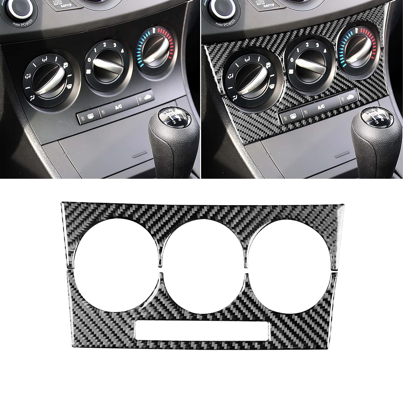 UOADA Carbon Fiber Car IFF17 Accessories Interior Sticker Compatible ...