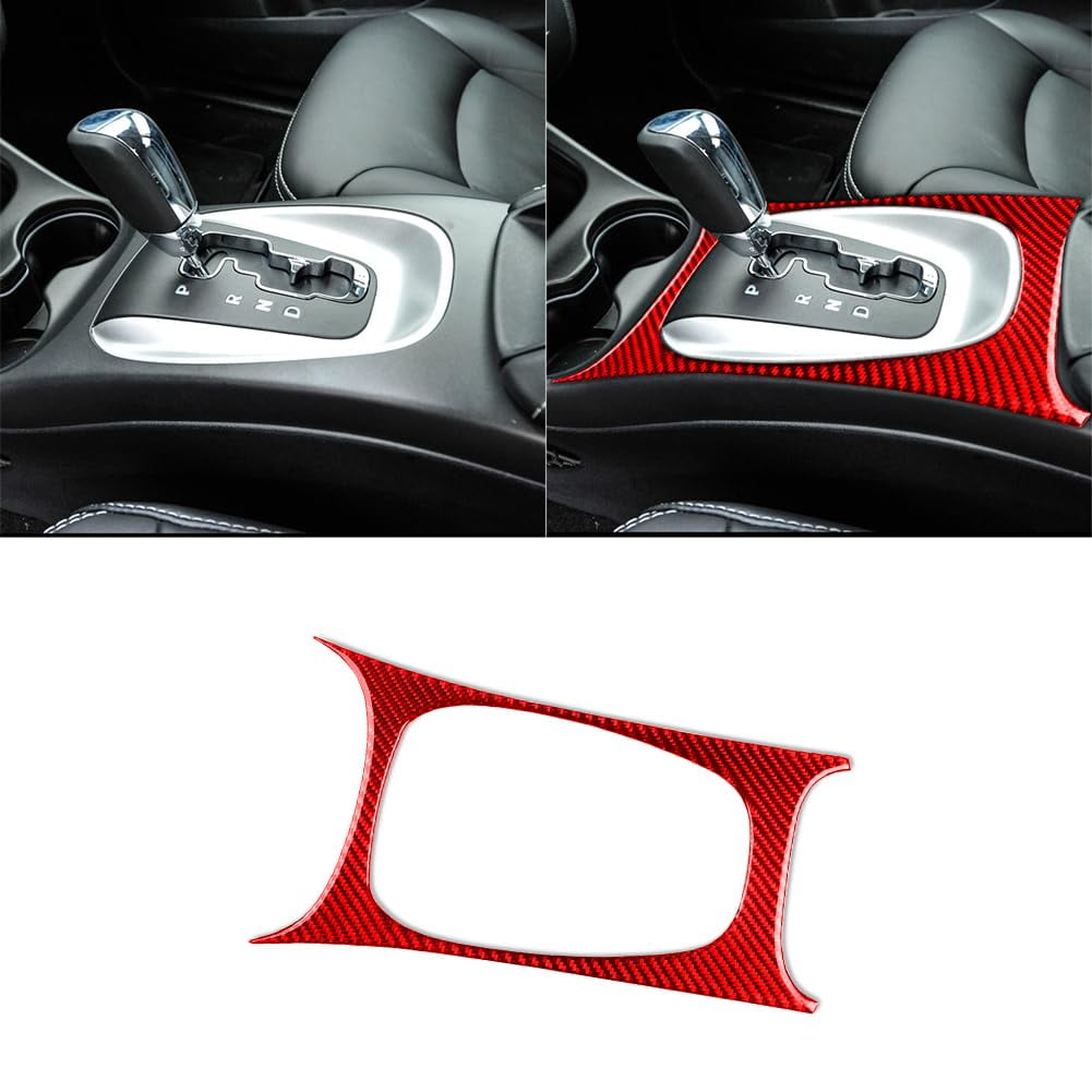 UOADA Real Premium Carbon Fiber Car Center Console Gear Shift Panel ...