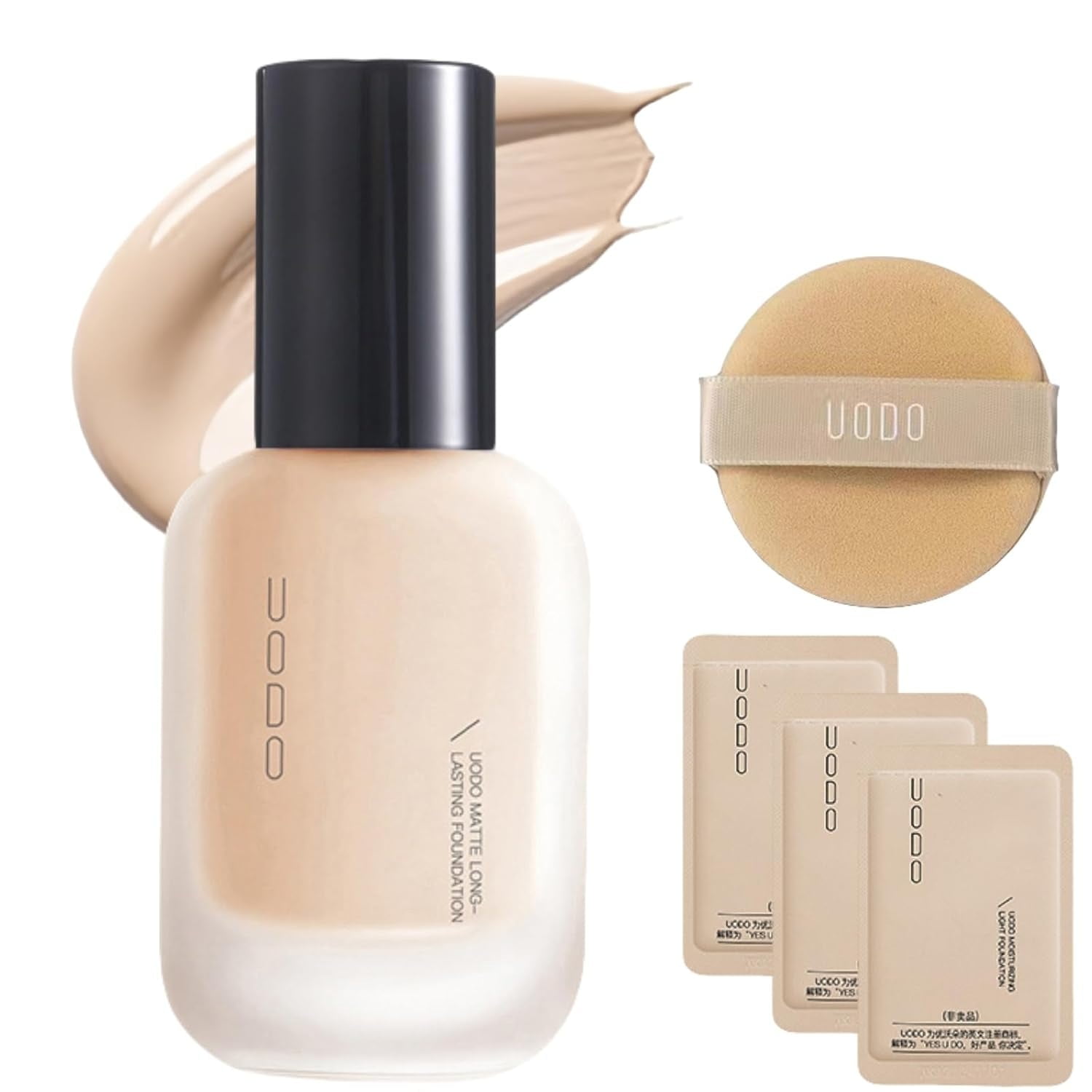 UODO Foundation, Base Uodo Liquid Foundation, Uodo Cushion Foundation, Uodo Moisturizing Light ...