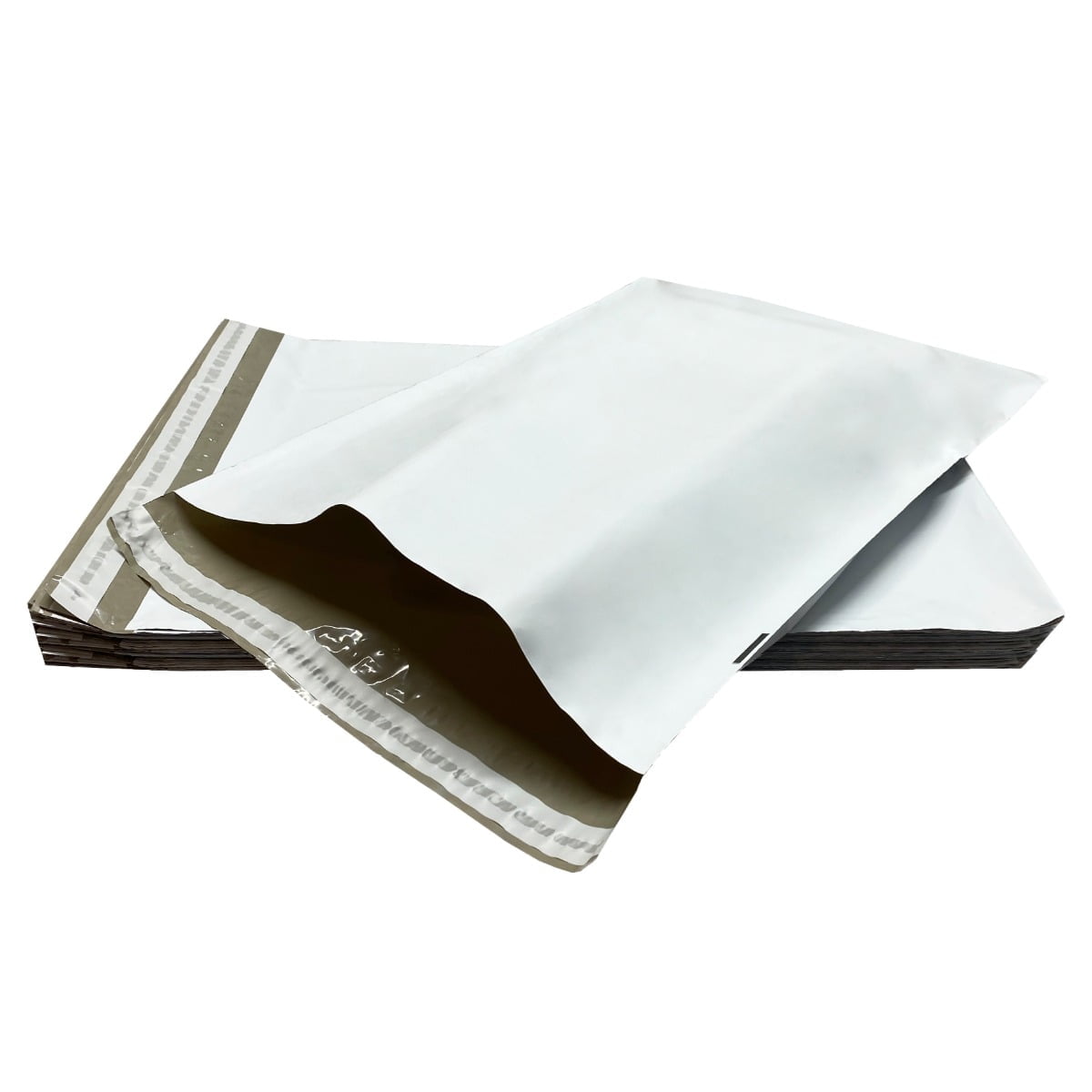 UOFFICE 100 Poly Mailers Bags #6 14.5x19" Envelopes White Self-Seal ...