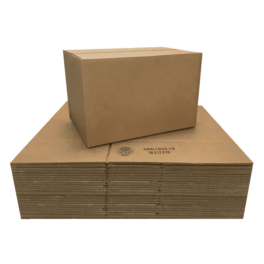 UOFFICE 25 Count 16" x 12" x 10" Mailing Corrugated Boxes - Flat ...