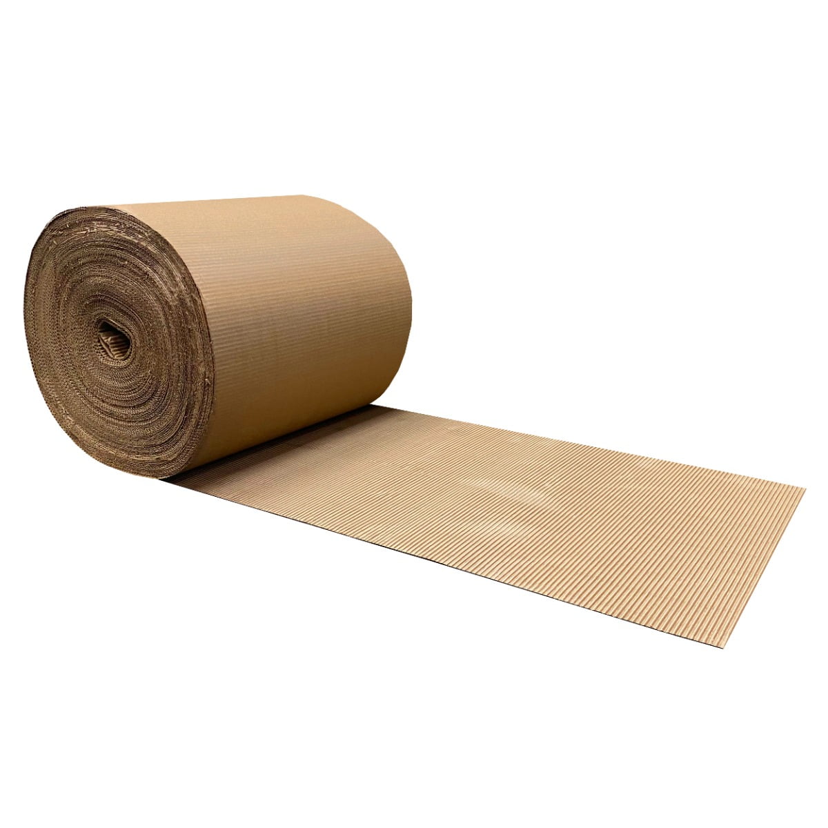 UOFFICE Corrugated Wrap, 18" x 250', 1/8" Thick - B Flute - Cardboard ...