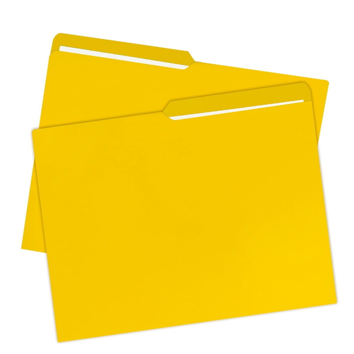UOFFICE Letter Size 1/2 Cut Tab File Jackets, 100 Count, - Walmart.com